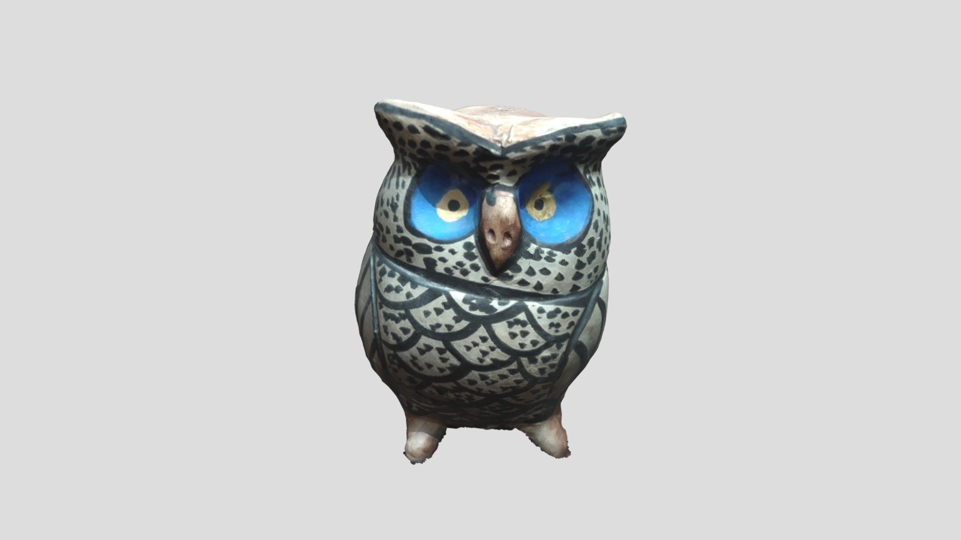Búho - 3D model by Iv.Cassini (@dinamo44) [eafe5f7] - Sketchfab