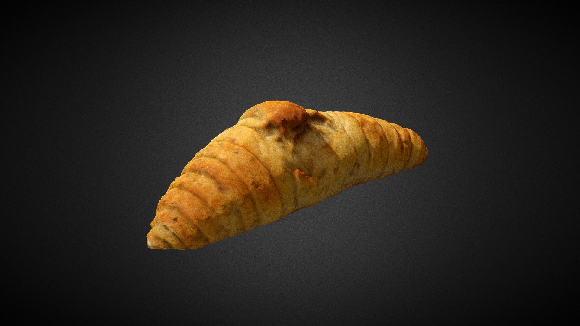 Bread Assets - Small Bread Roll - Rohlik - 01 - Buy Royalty Free 3D ...
