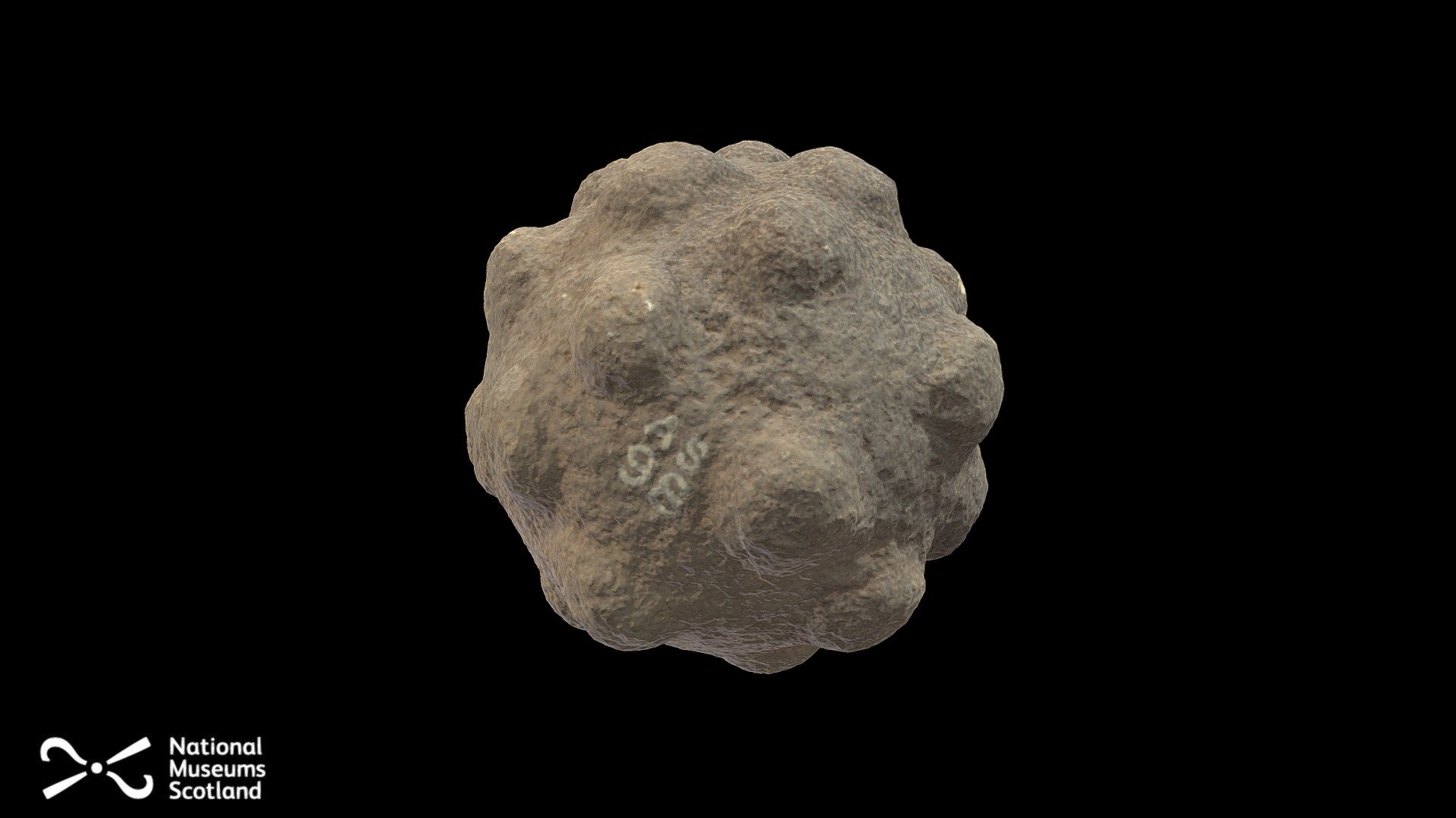26 Knob carved stone ball, Scotland - 3D model by National Museums ...
