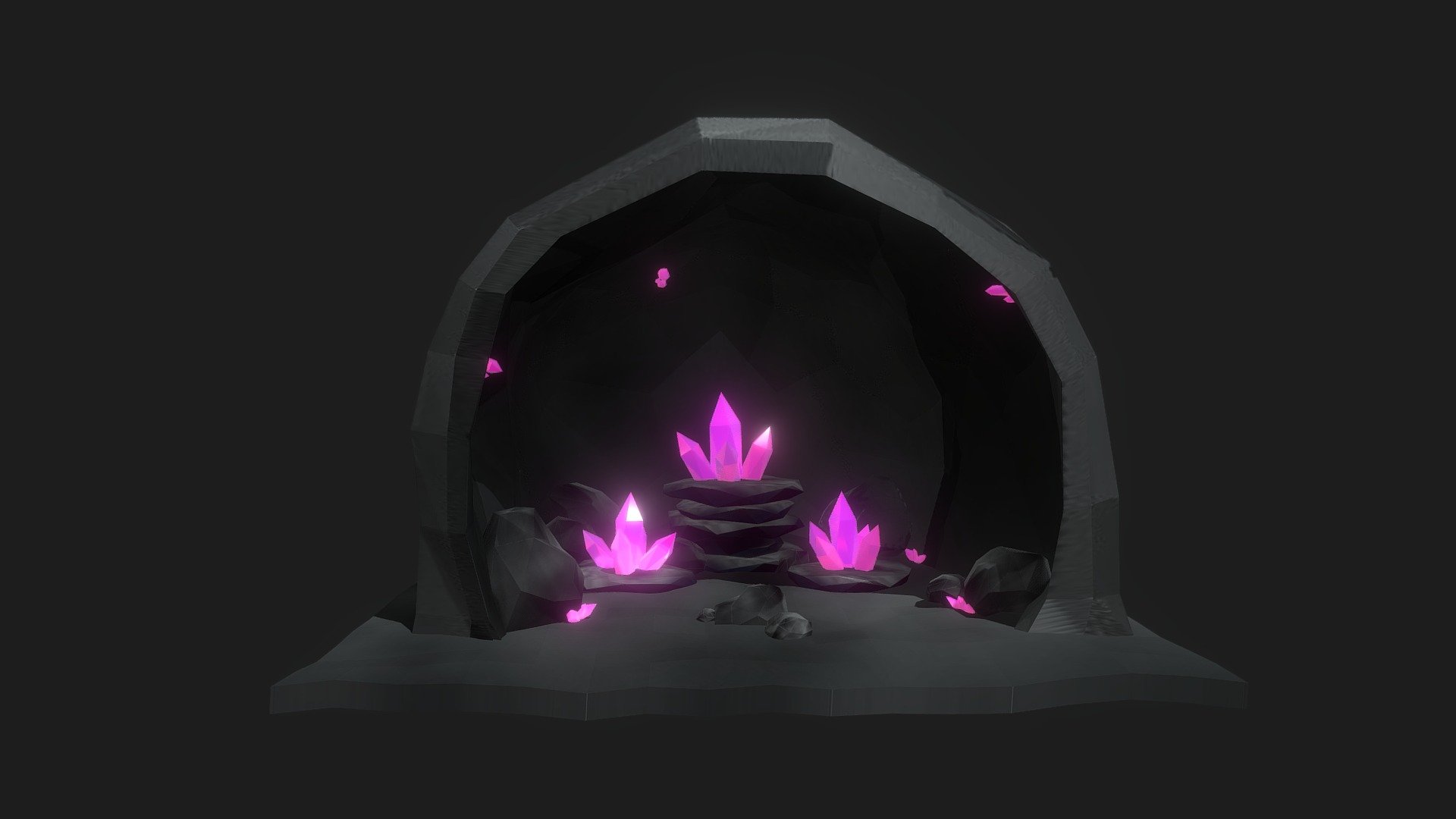 Crystal Cave - 3D model by Eltoro (@crowncity105) [eaff32b] - Sketchfab