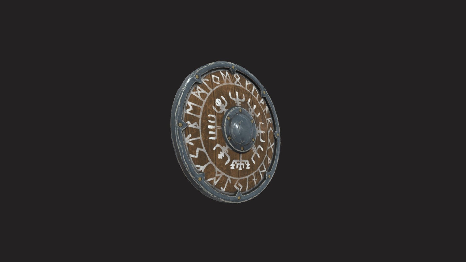 Viking Shield Gameready asset - 3D model by Alfani3D [eb0093b] - Sketchfab