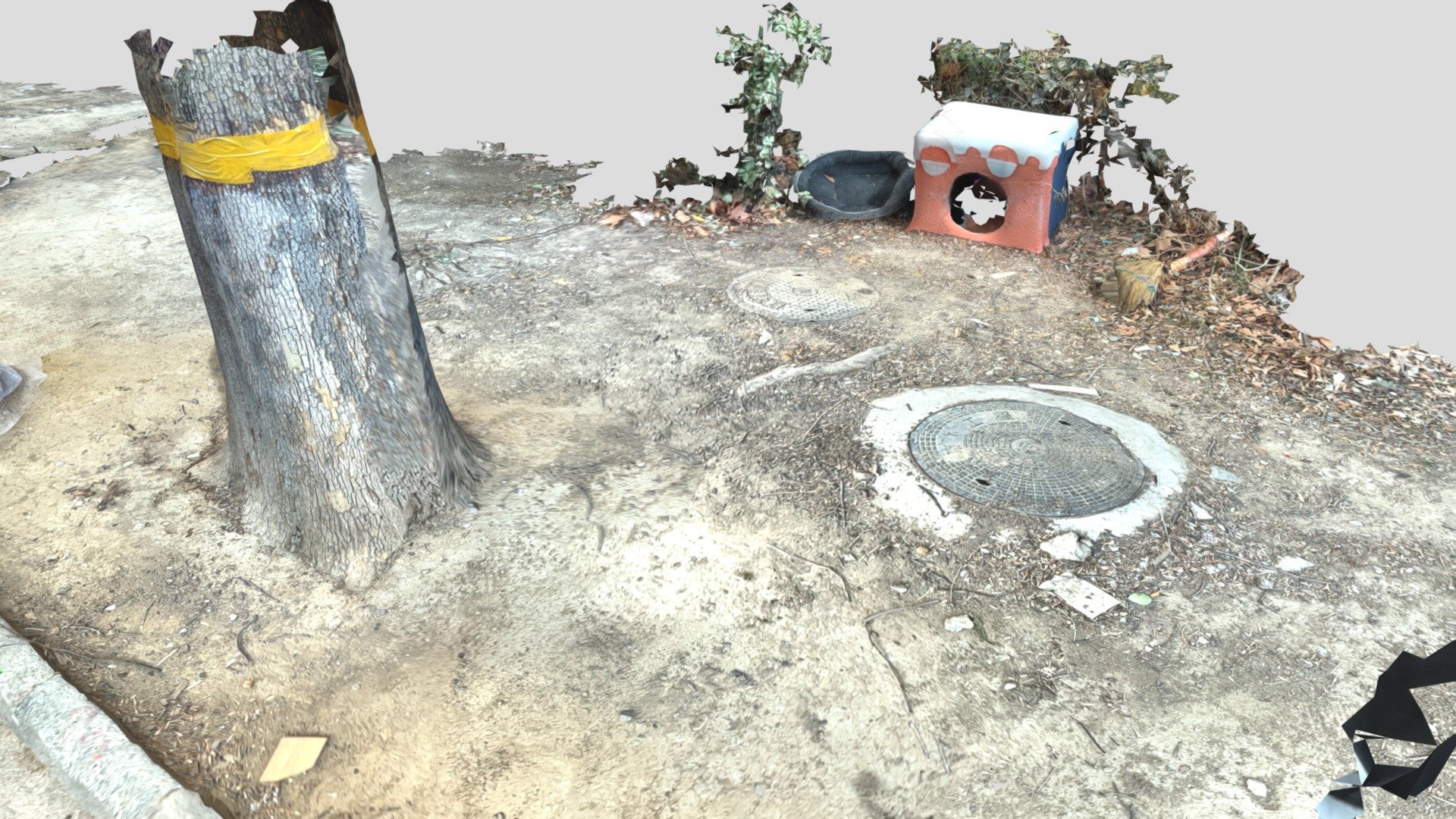 A shelter for stray cats - 3D model by UGScan [eb02b21] - Sketchfab