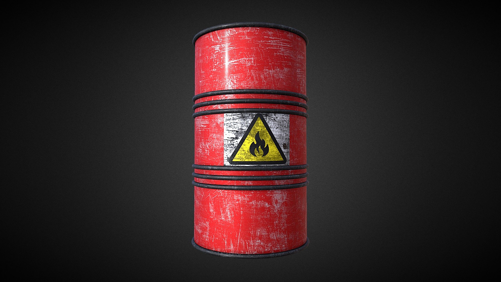 flammable barrel - Download Free 3D model by Safat_Rules [eb037ae ...
