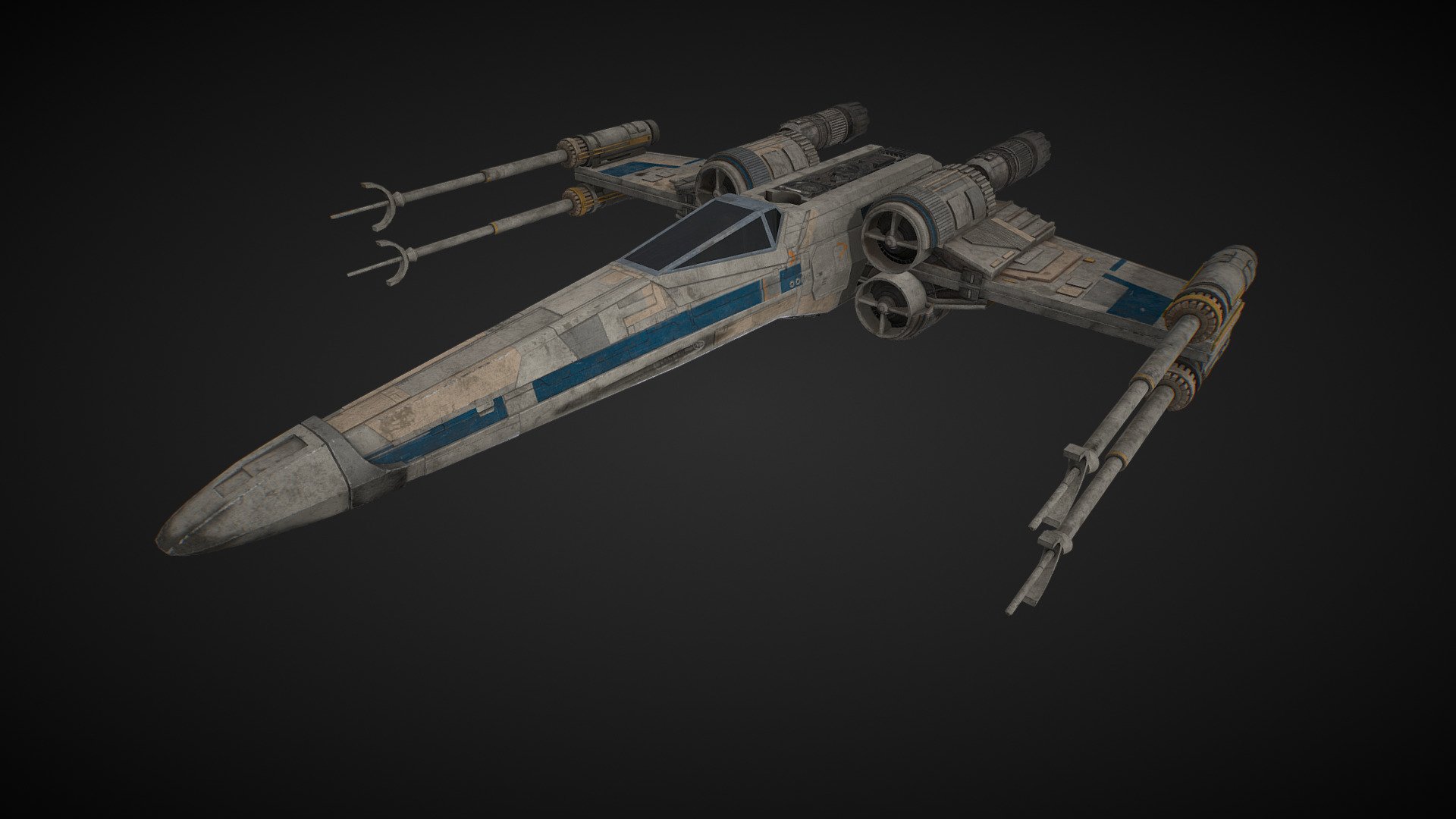 X-Wing - 3D model by jimshart [eb03c33] - Sketchfab