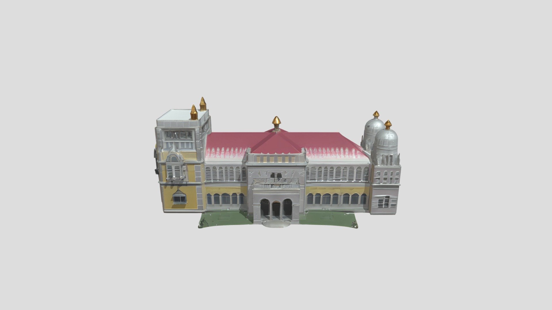 historical building with intricate architecture - 3D model by ...