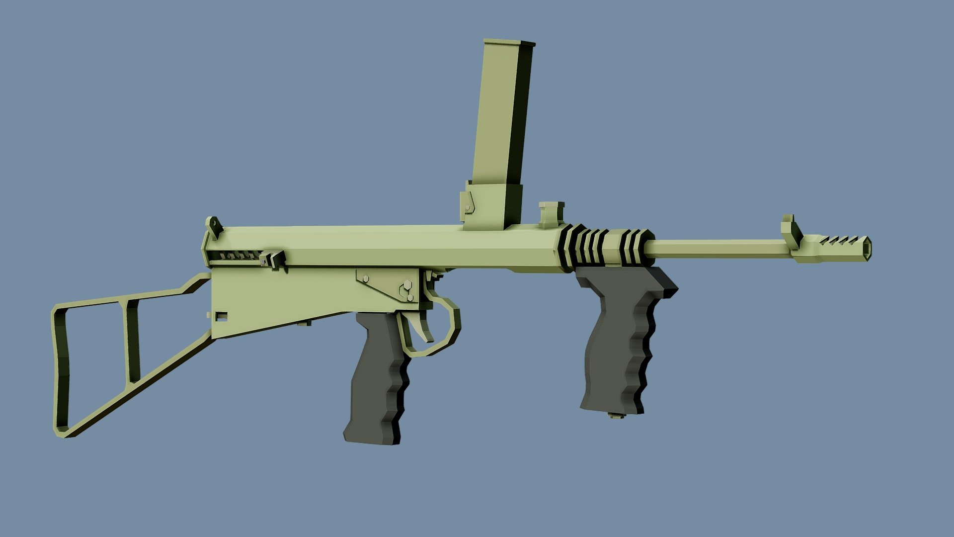 Low-Poly Owen Gun - Download Free 3D model by TastyTony [eb04dd2 ...