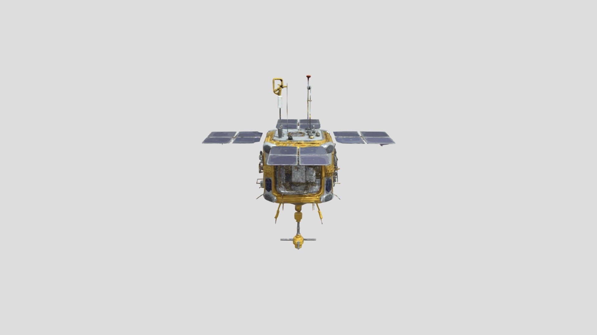 TiungSAT-1 - Download Free 3D model by adrinaazahari [eb05a5e] - Sketchfab