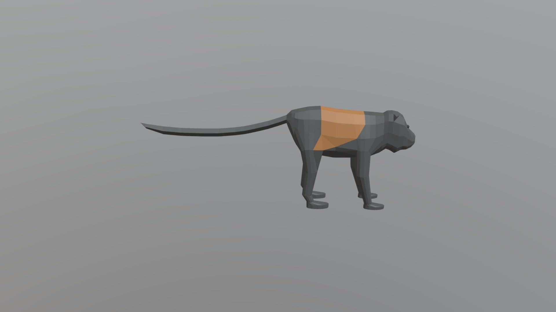 Low-poly Mantled Howler - Download Free 3D model by Zafflex [eb0628a ...