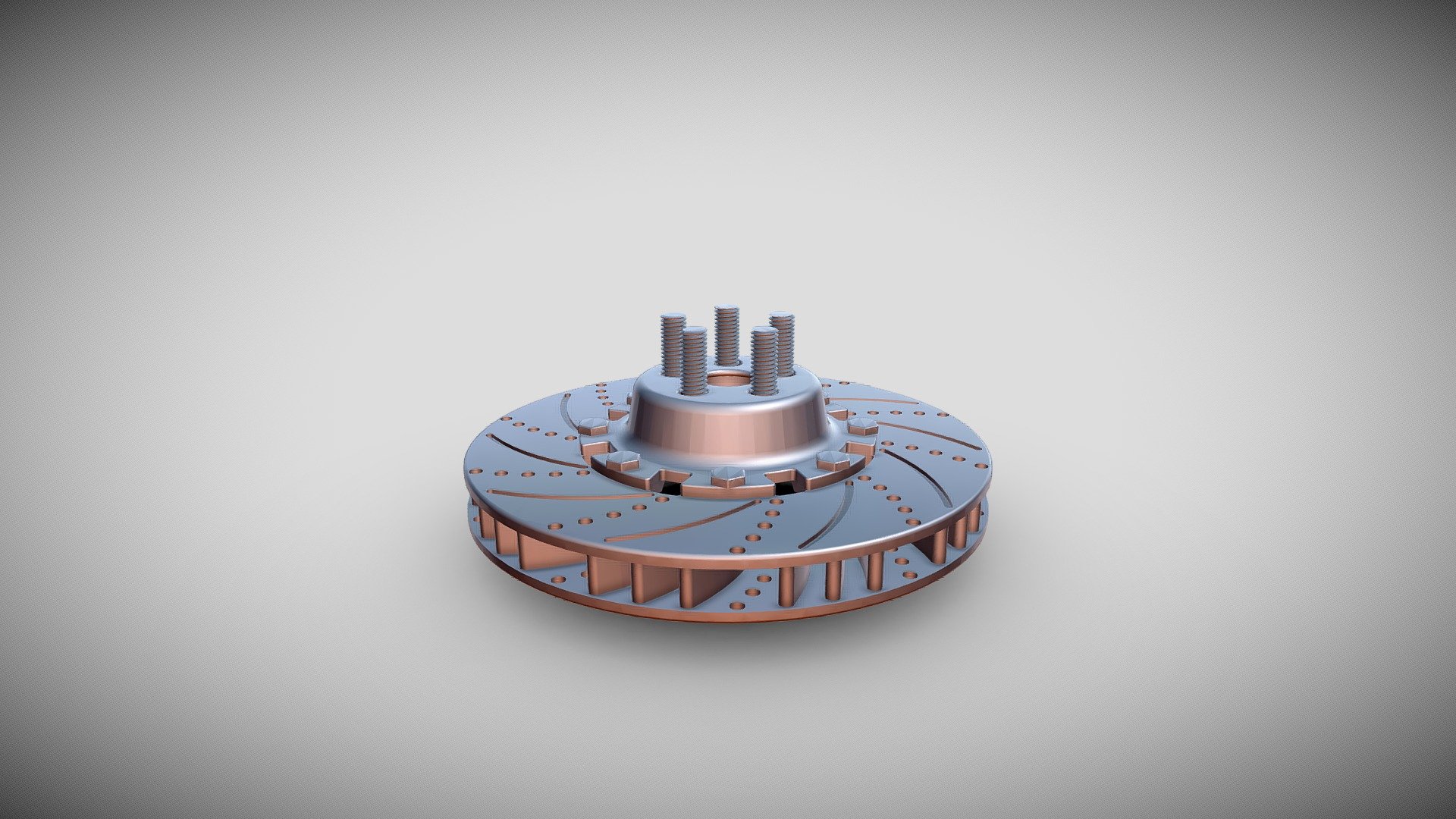ROTOR DISC BRAKE - Download Free 3D model by VR DESIGNER (@vr.designer ...