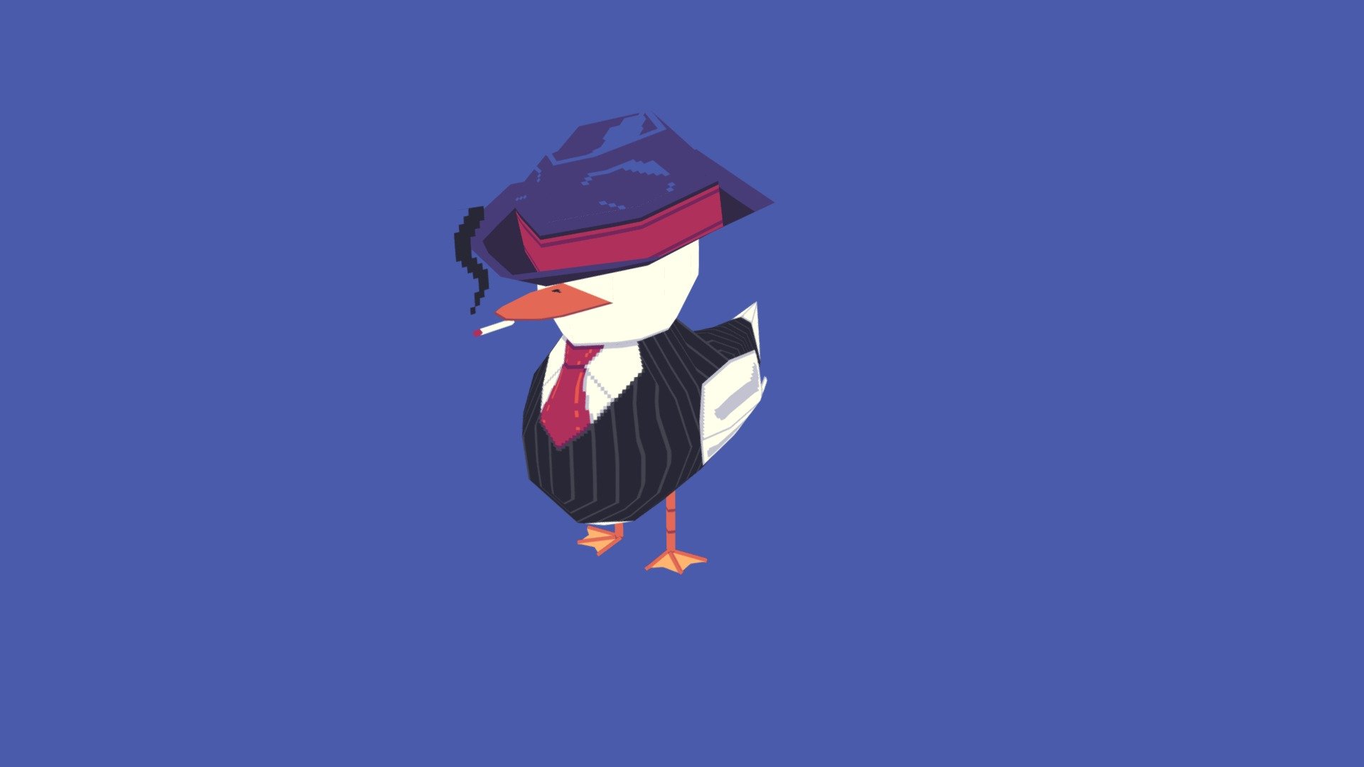 Mafia Duck - 3D model by JoaoVitorJardim [eb0ef10] - Sketchfab