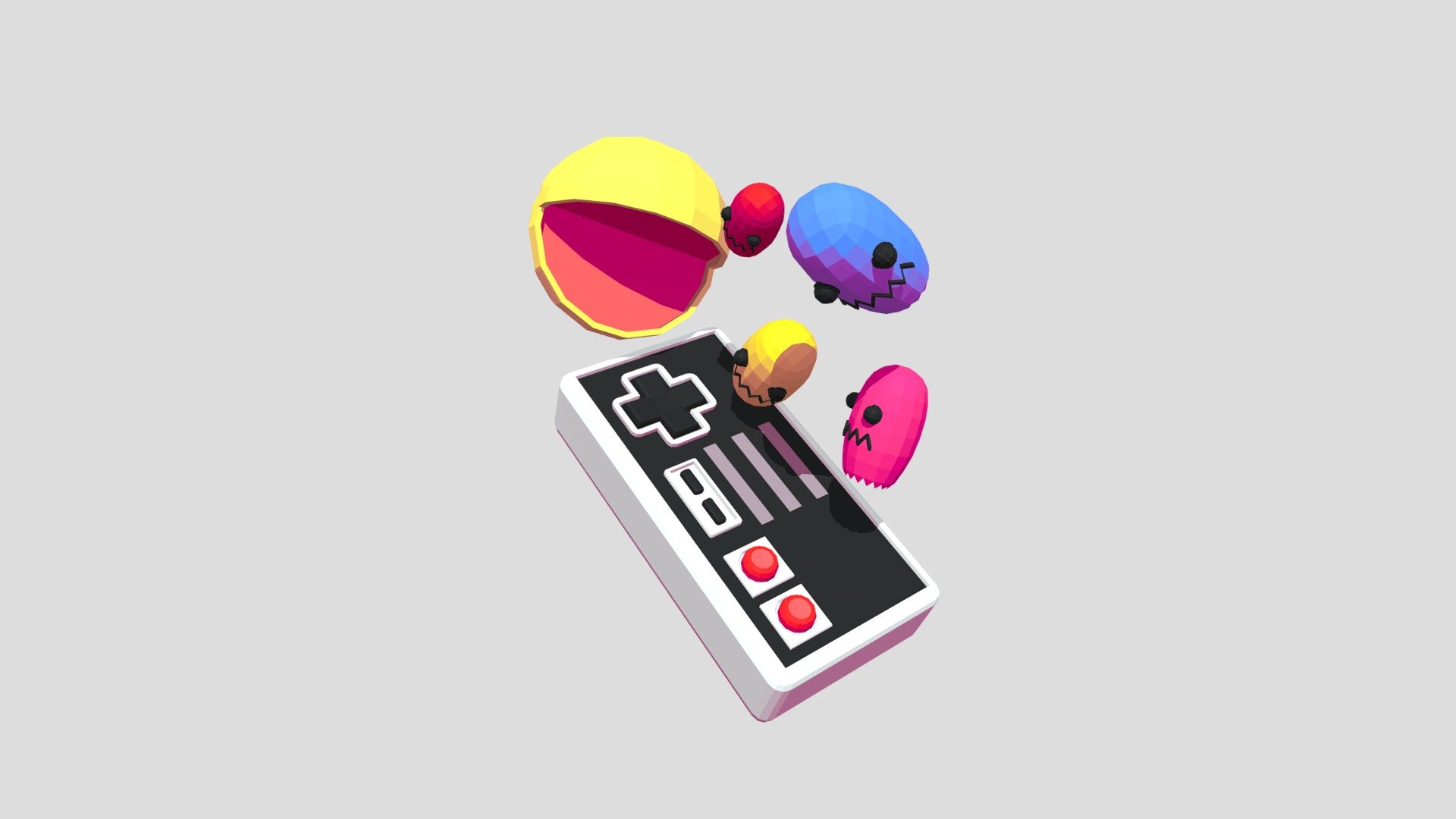 Pacman Diorama - Download Free 3D model by Pau Manzano (@PauManzano ...
