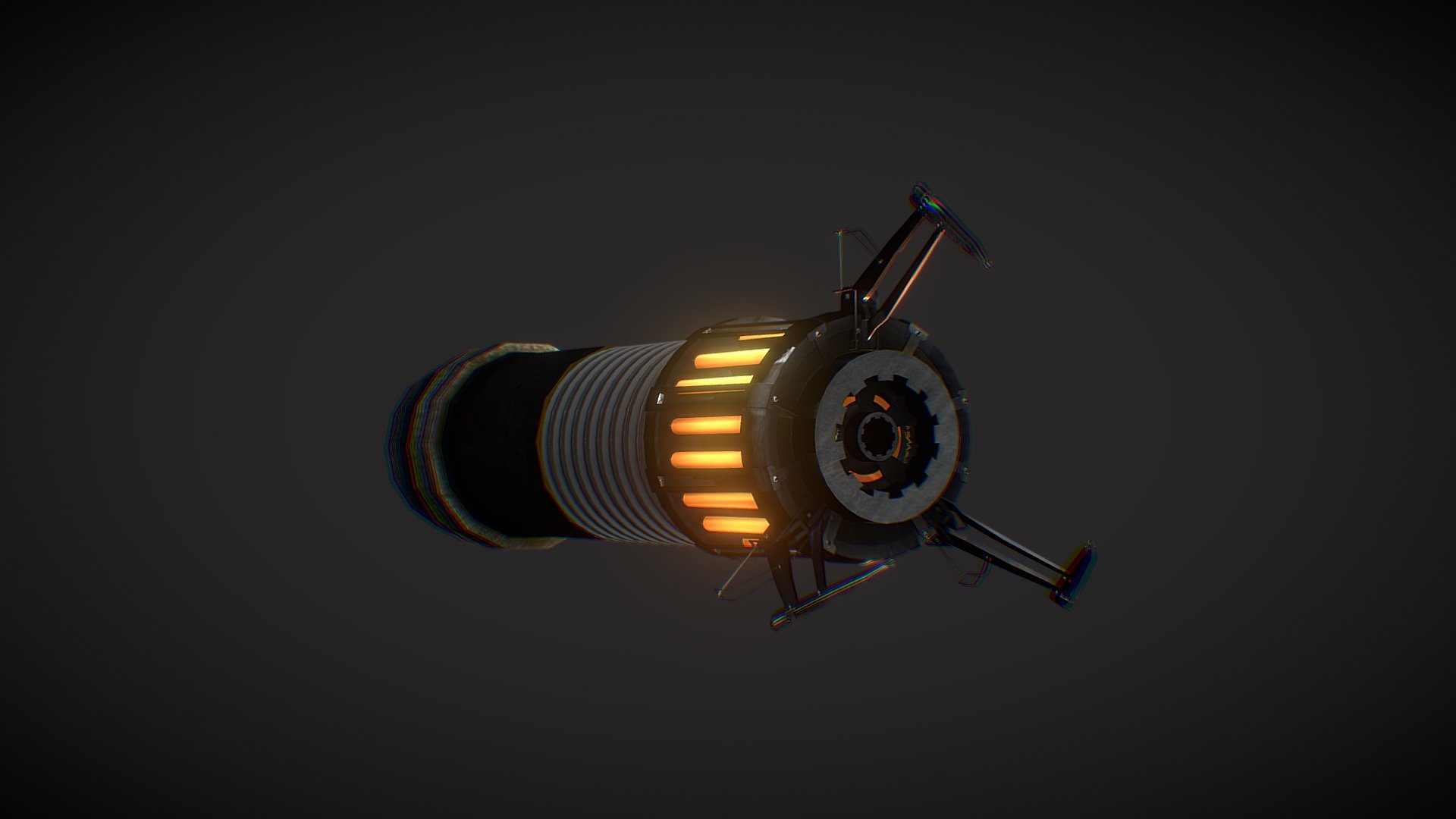 Astro Laser Cannon 2 - Download Free 3D model by CHR15TM45 M0ZZ4 (@ThreadedMetal) [eb0fd7d ...