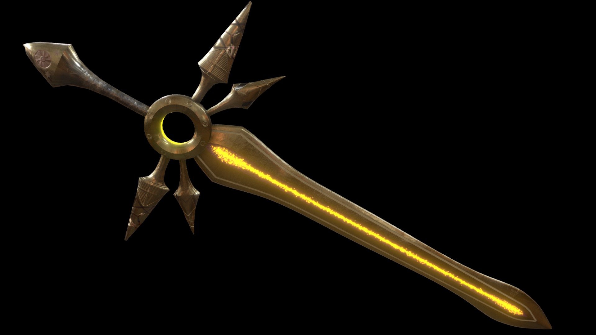 Dawnbringer Sword with Glow - Download Free 3D model by Smokahontas ...