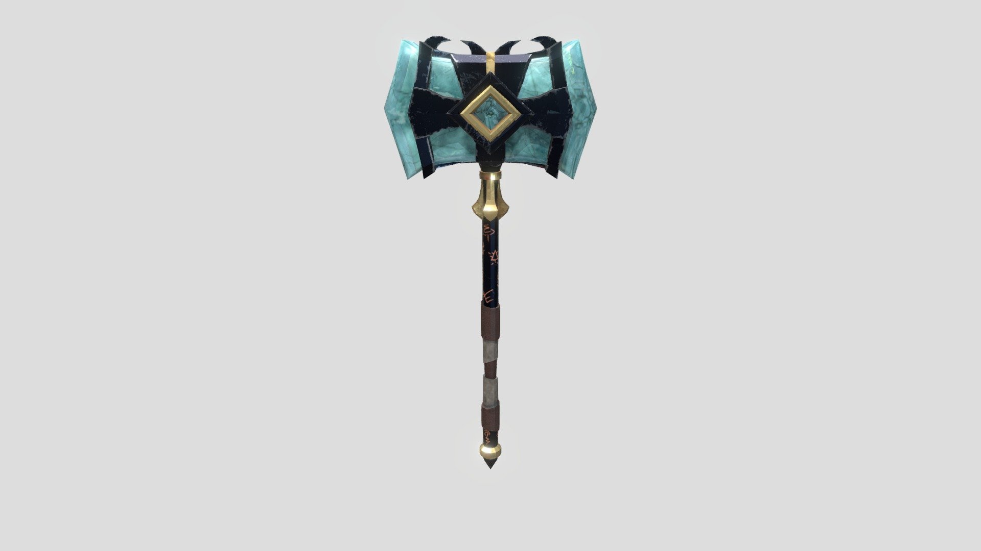 Crystal Hammer - 3D model by Maginary [eb12081] - Sketchfab