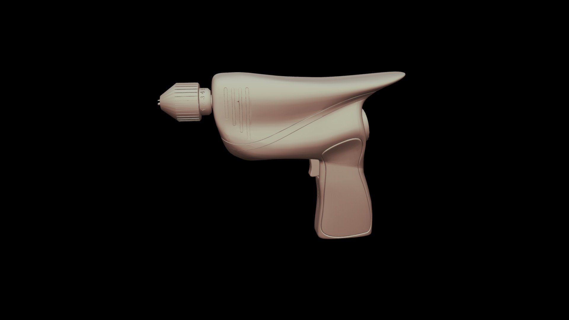 Retro Drill 3D Print STL - 3D model by Edmund Keefe (@edintheshed ...