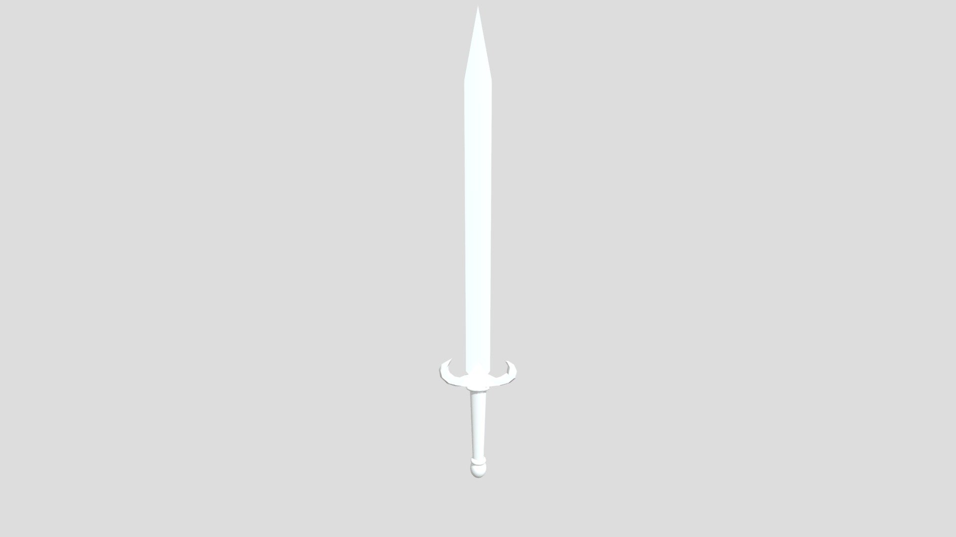 Sword_no Texture - 3D model by Elijah.Davalon [eb12eb4] - Sketchfab