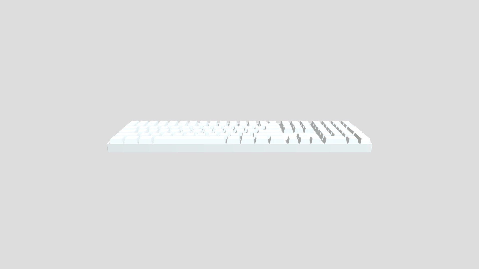 KeyBoard_Untextured_Rigged - Download Free 3D model by North Eh ...