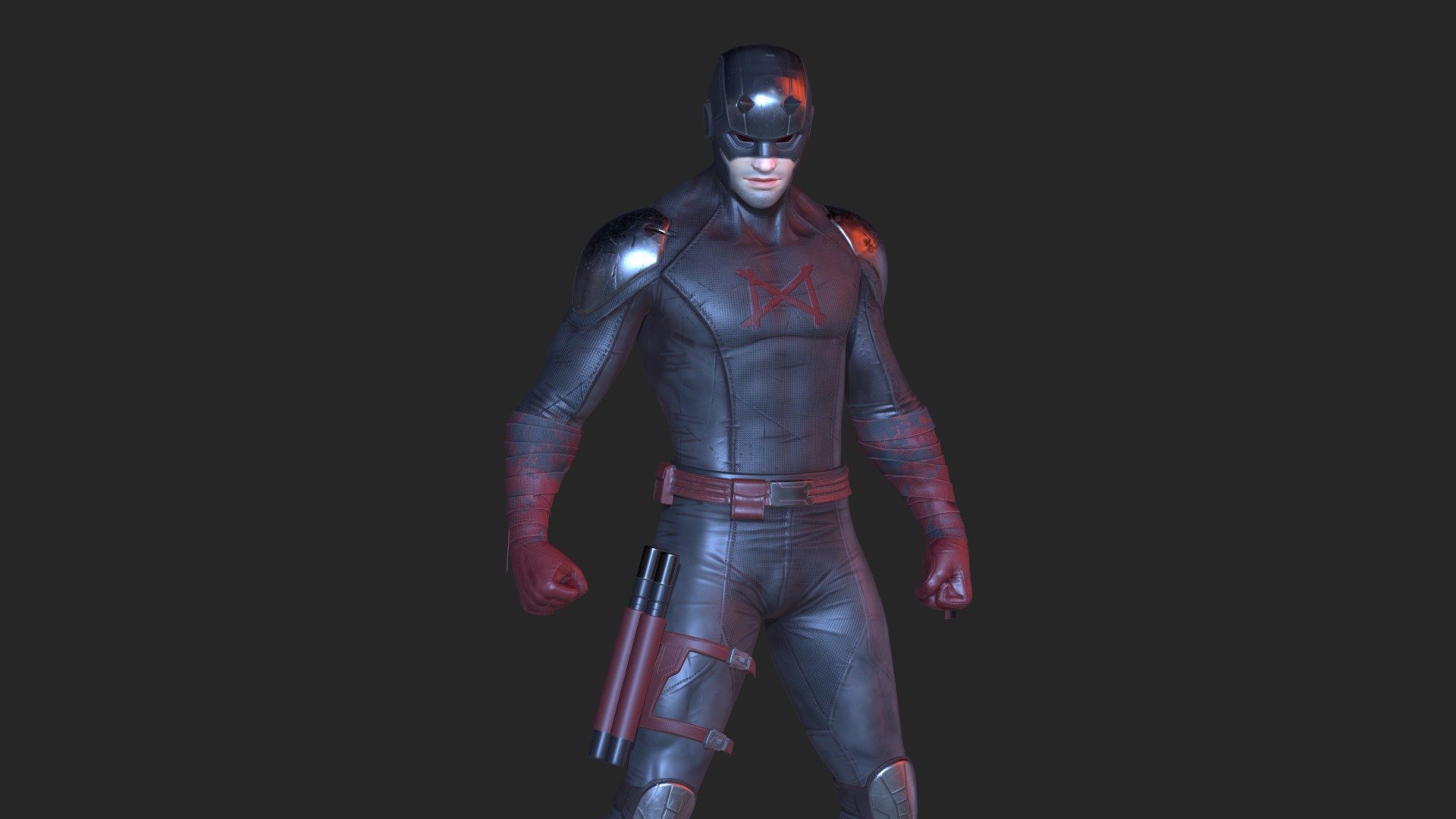 Daredevil - 3D model by iksan.fianka [eb143ed] - Sketchfab