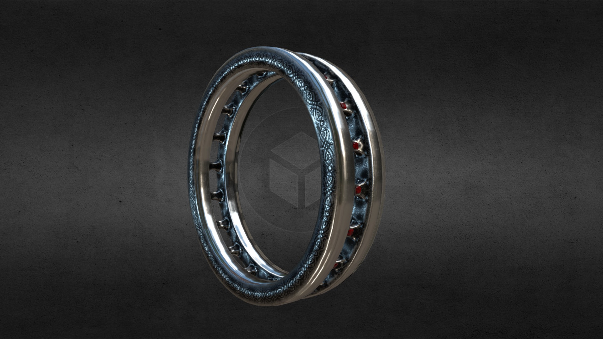 Silver Ring - 3D model by luis21 [eb1498a] - Sketchfab