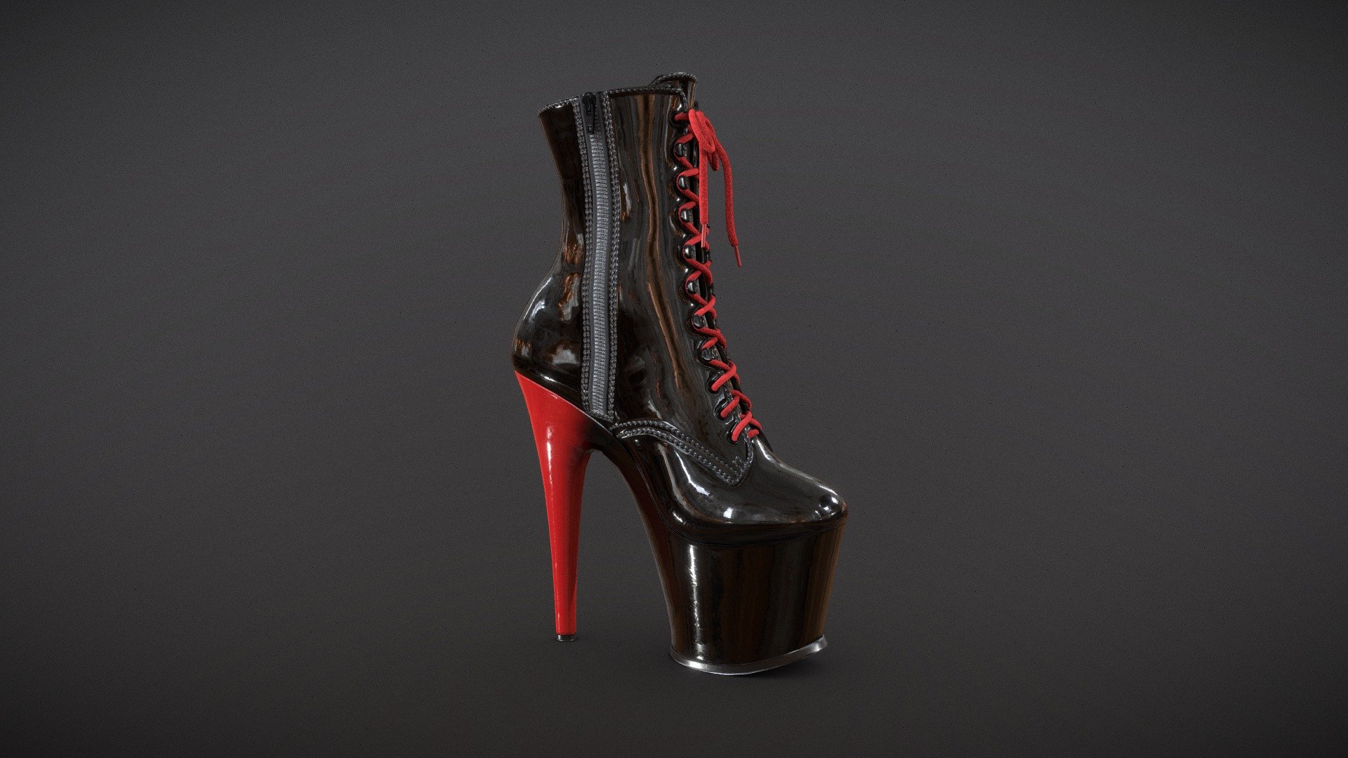 Stiletto Ankle Boots - Buy Royalty Free 3D model by Feds452 [eb14e2c ...
