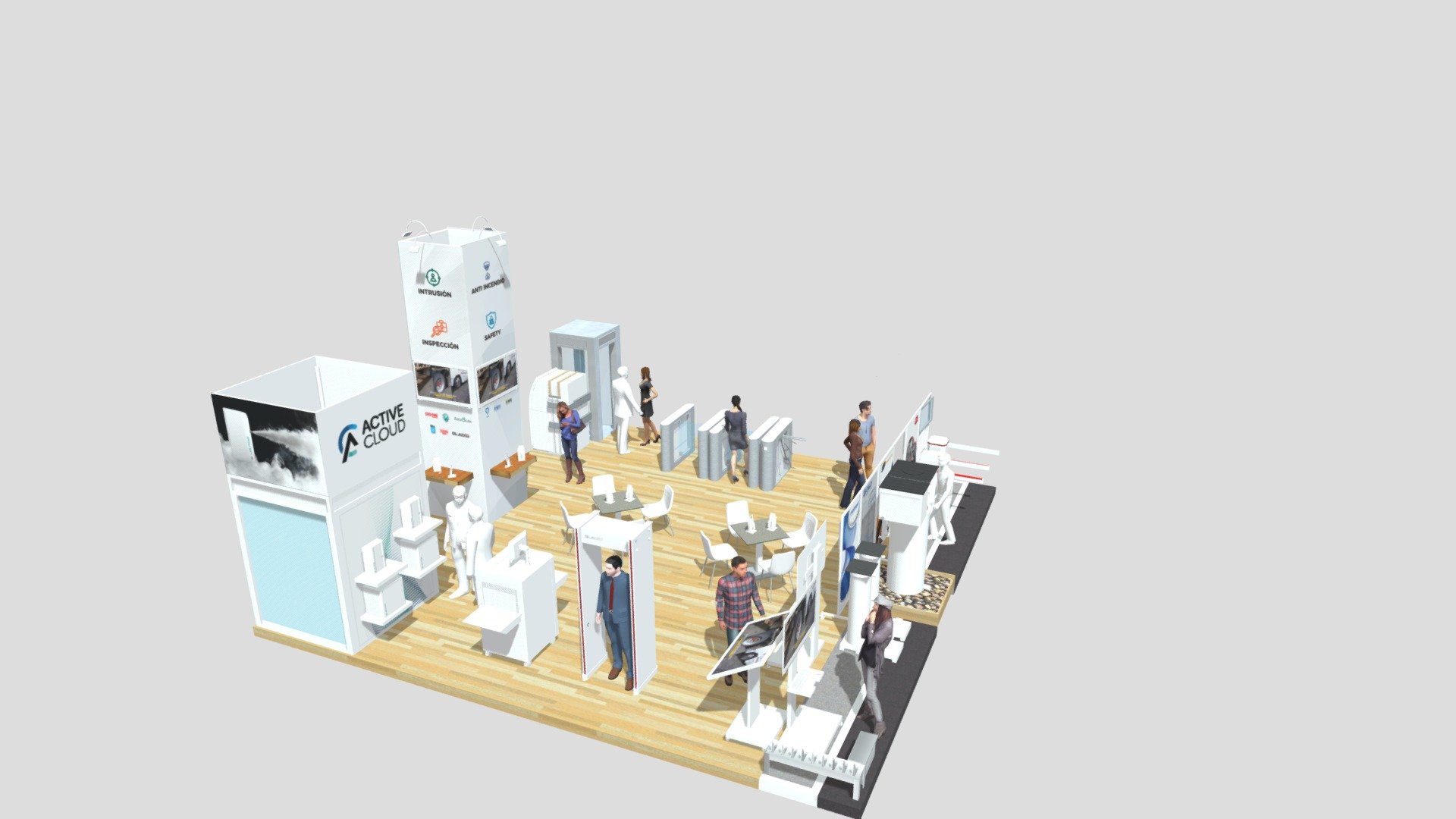 STAND EXPO SEG 23 CON VINILES - 3D model by RSeguridad (@MarketingRS ...