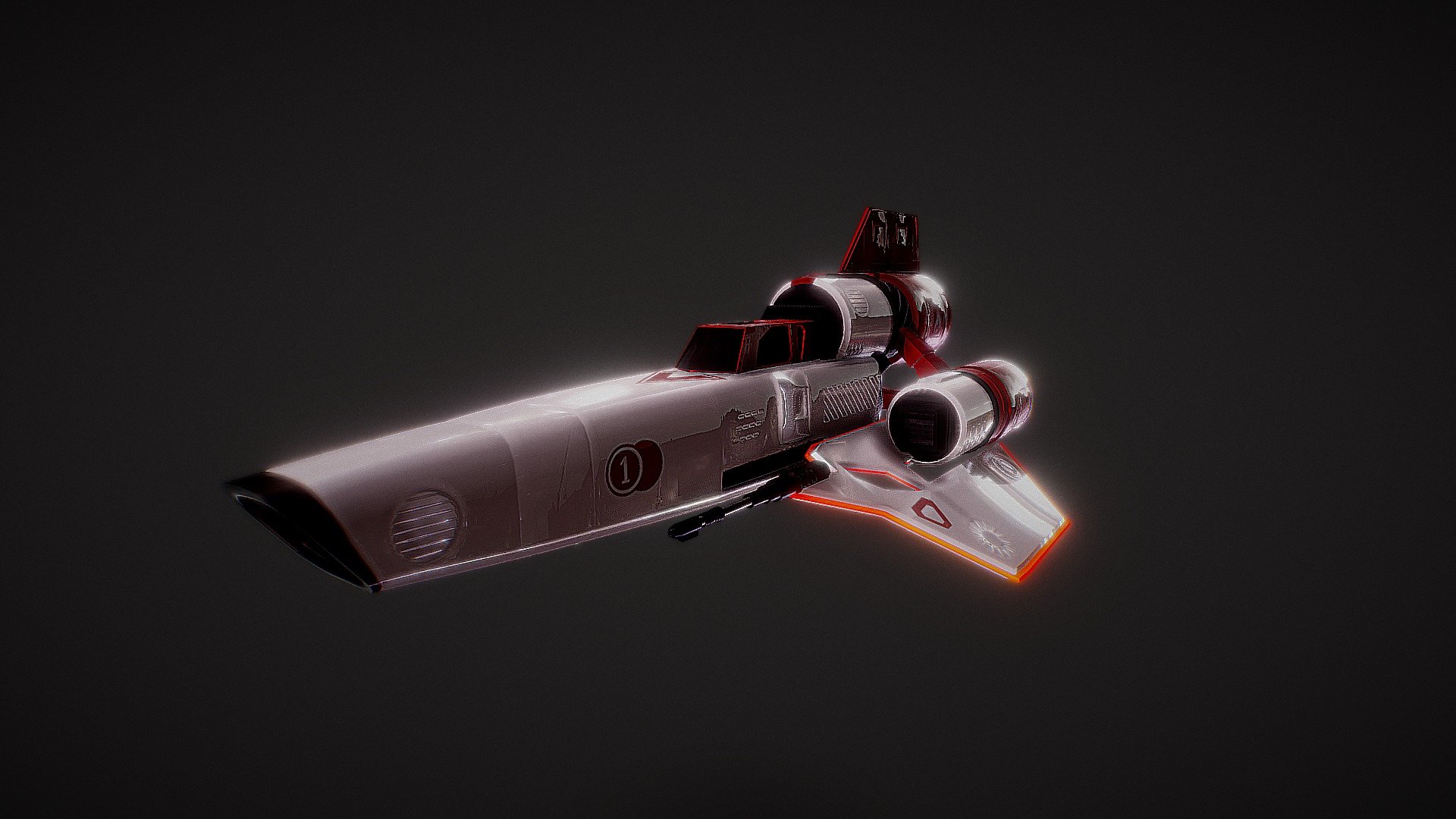 Scifi Spaceship Viper Mark II - Download Free 3D model by H.art ...
