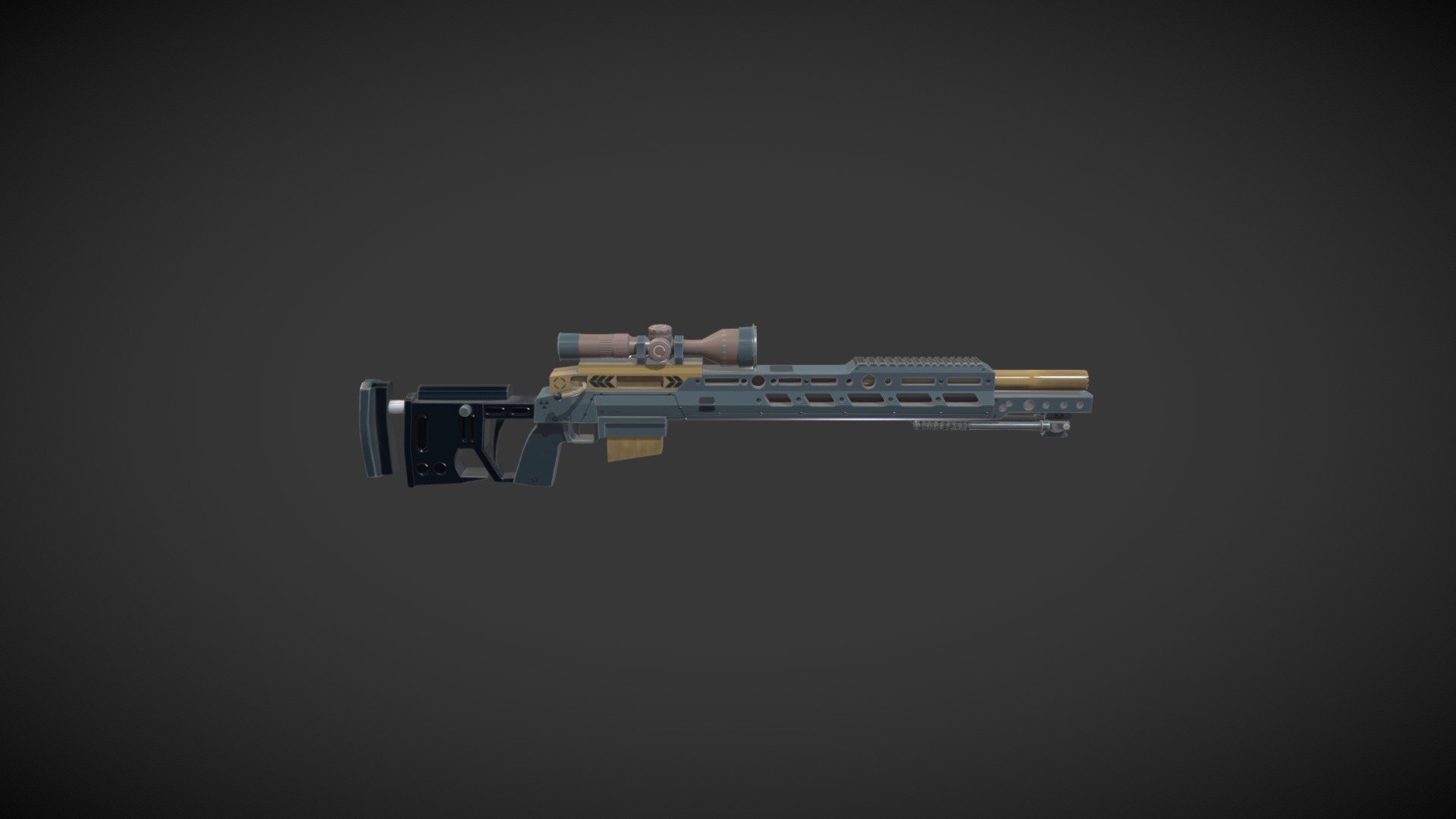 M134 Compact Precision Rifle - 3D model by rajeshsumar123 [eb165ae ...