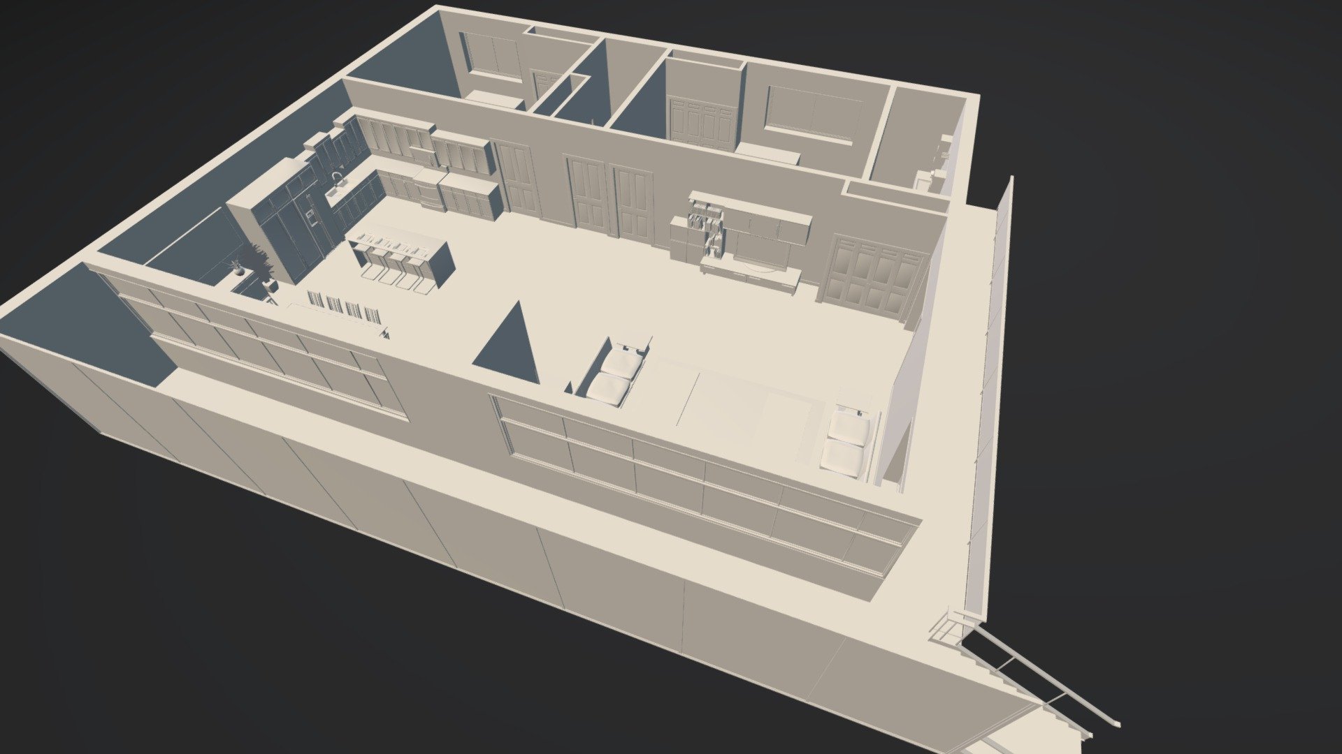 Large Condo - 3D model by WalTech [eb1715f] - Sketchfab