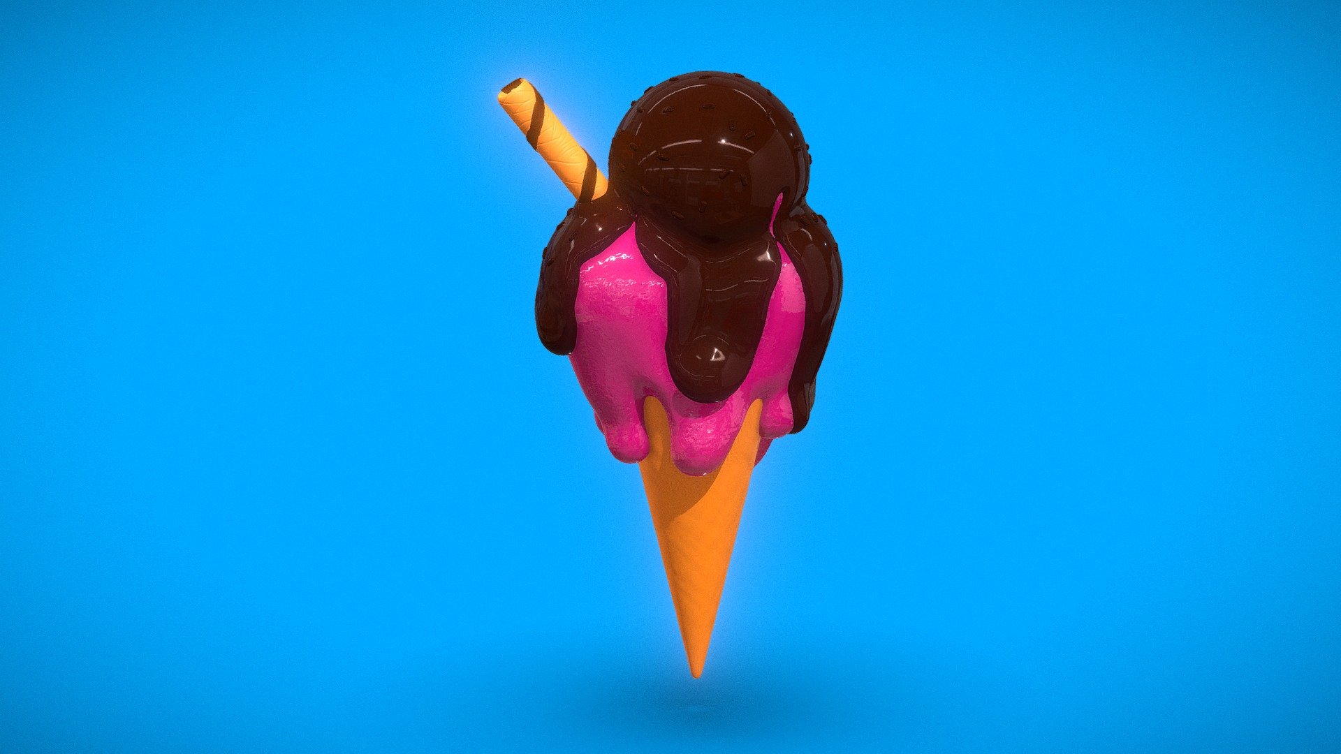 Cartoon Ice Cream - 3D model by Wélinton Martins (@welinton3907 ...
