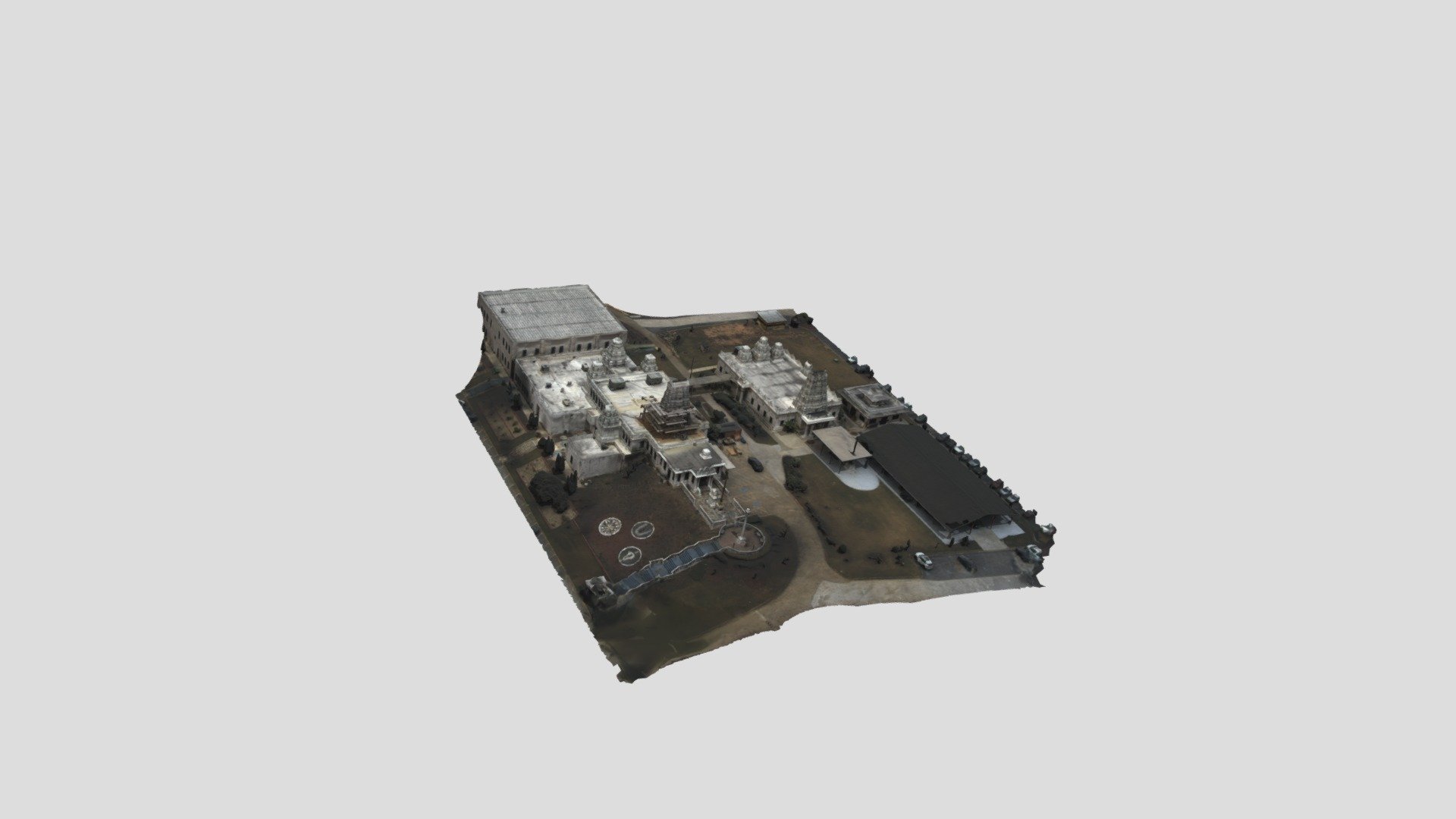 Hindu Temple of Atlanta - Download Free 3D model by scott.foster.emory ...