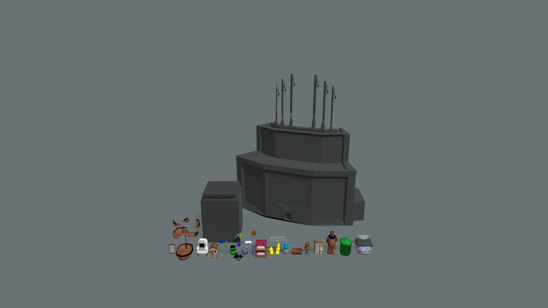 Shipwrecked 64 Props - Download Free 3D model by the guy who uploads ...