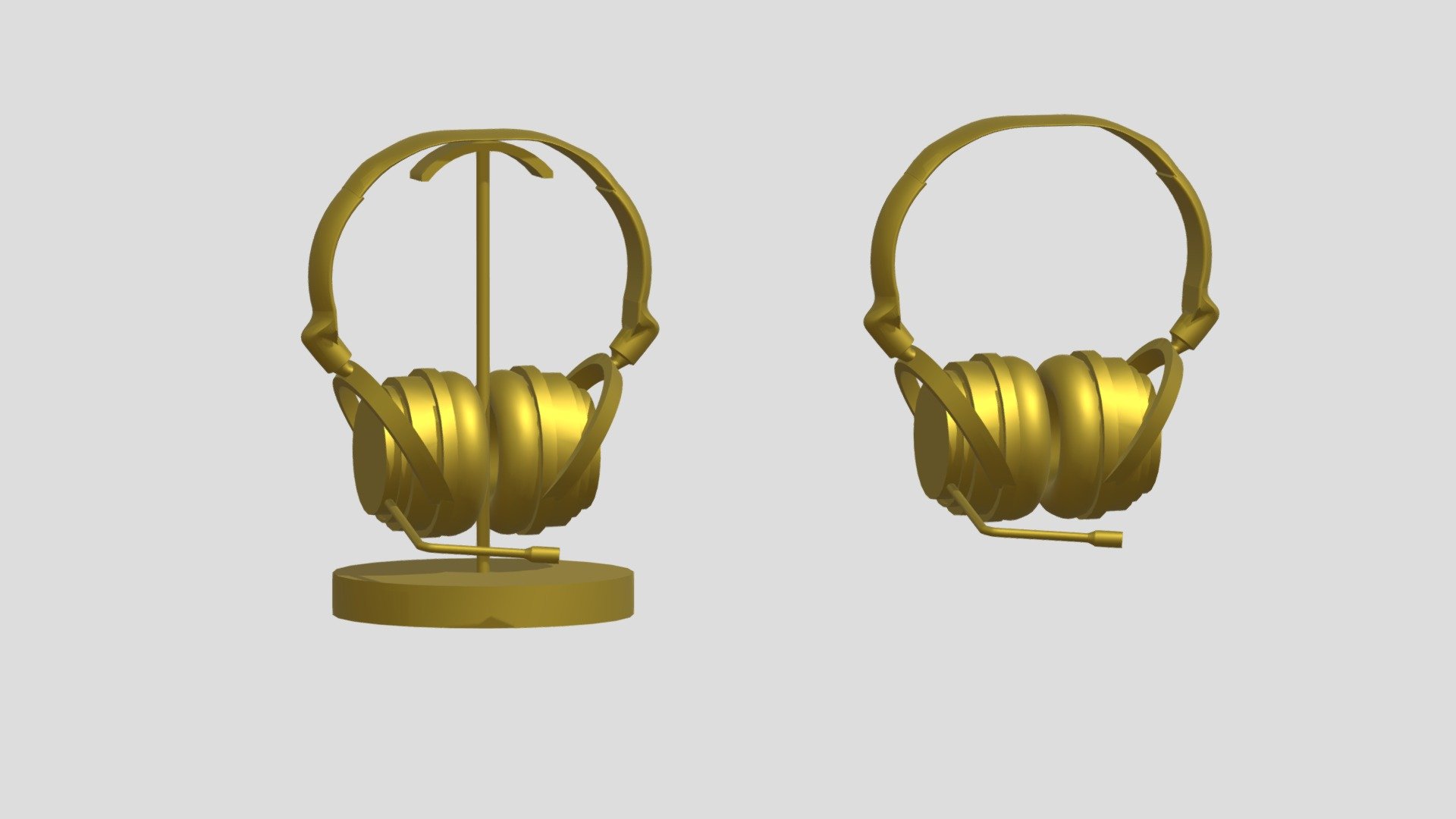 Headphone Trophy - Sangeet Designs - 3D model by Yateer [eb1c7b2 ...