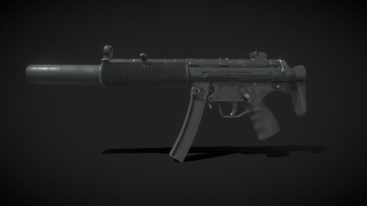 Mp5sd 3D models - Sketchfab