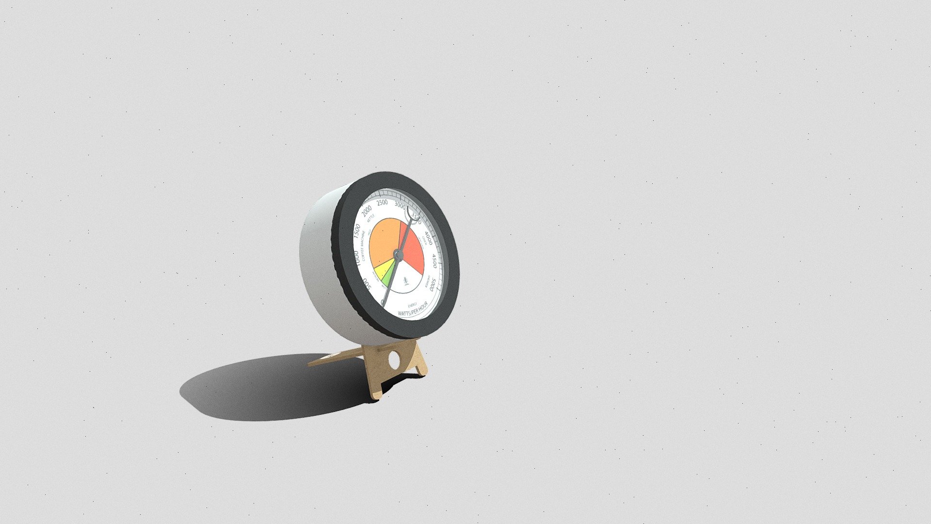Smart Meter - Animated Energy Gauge on Stand - Download Free 3D model ...