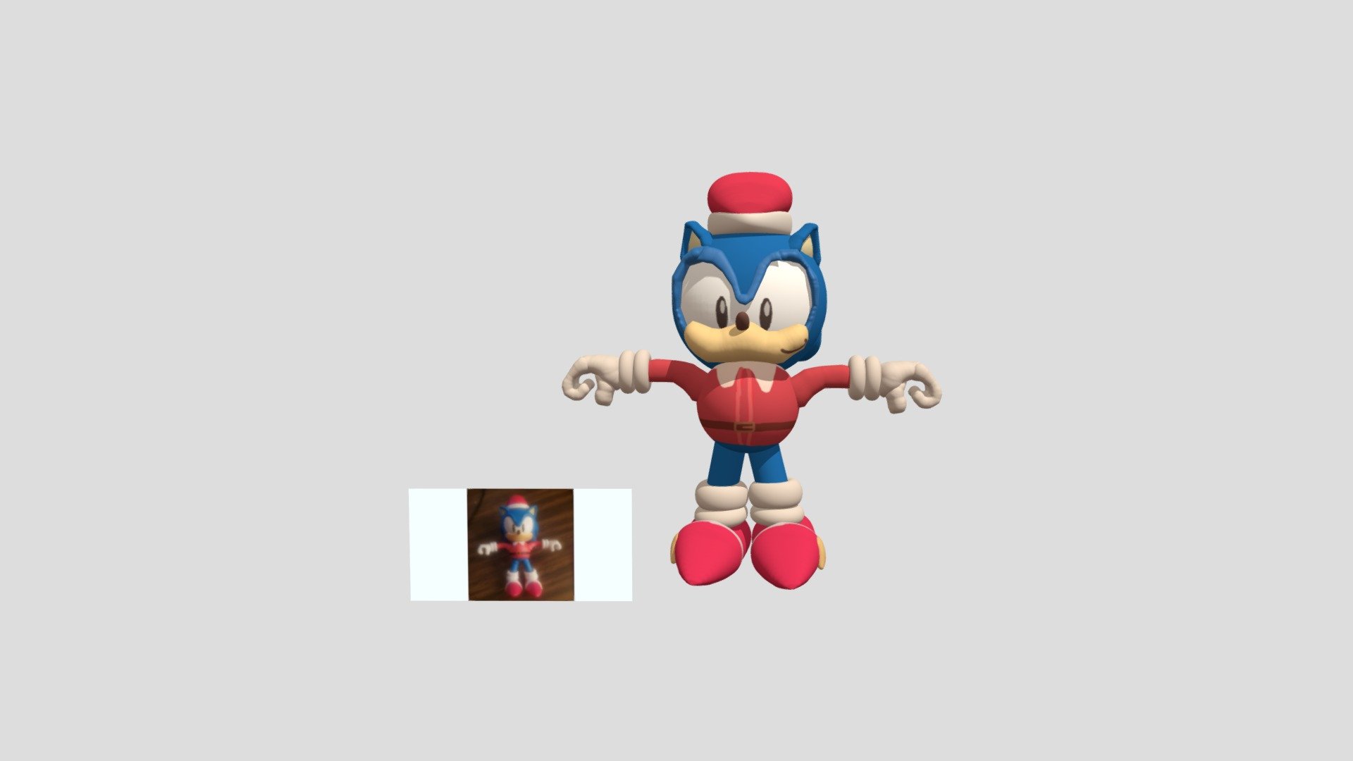 Jakks Pacific Santa Claus Sonic Toy (Paint 3D) - Download Free 3D model ...