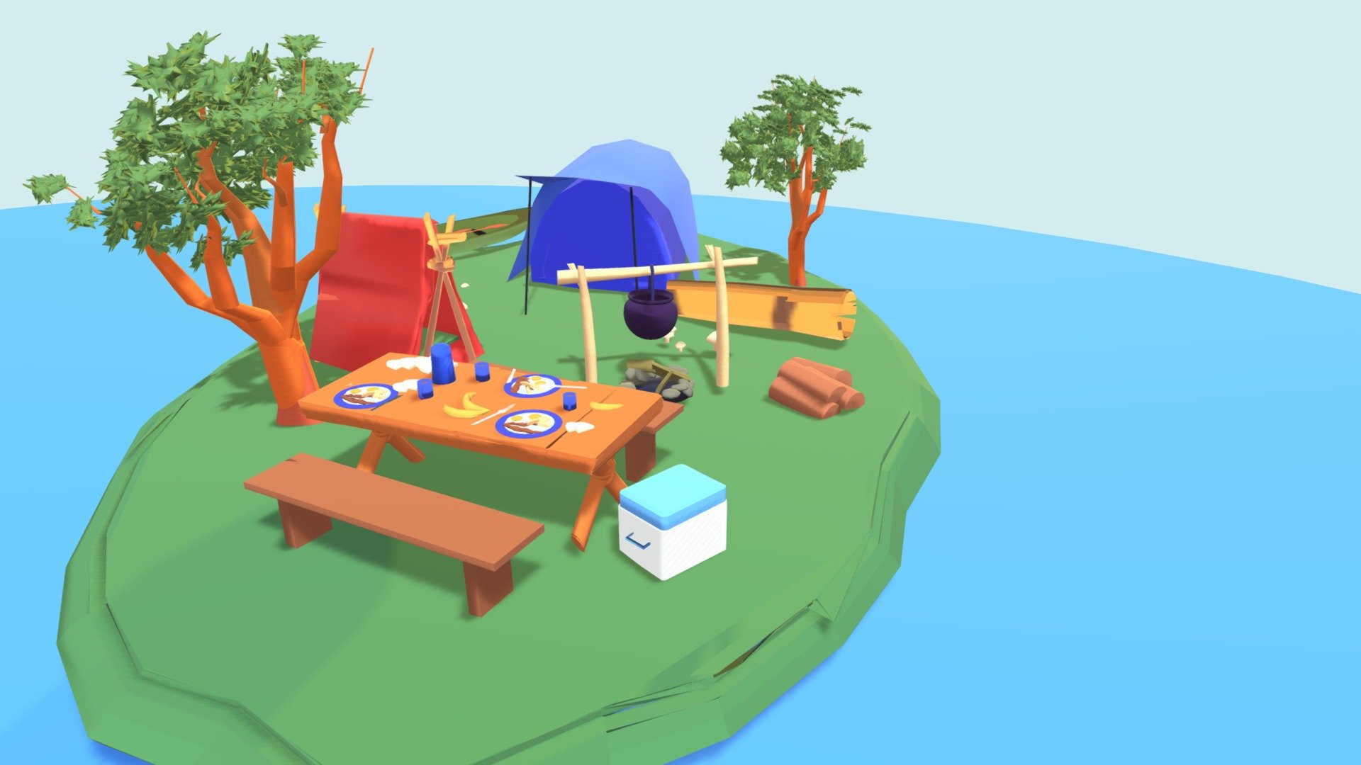 Le déjeuner est servi. - 3D model by rachel.anim21 (@rachel.piche.733 ...