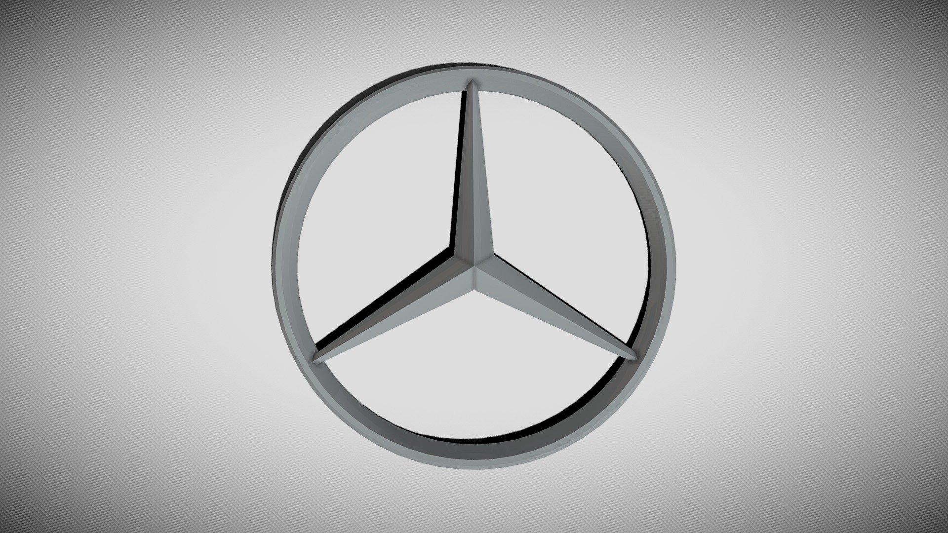 Mercedes Logo - Download Free 3D model by tahaD [eb23477] - Sketchfab