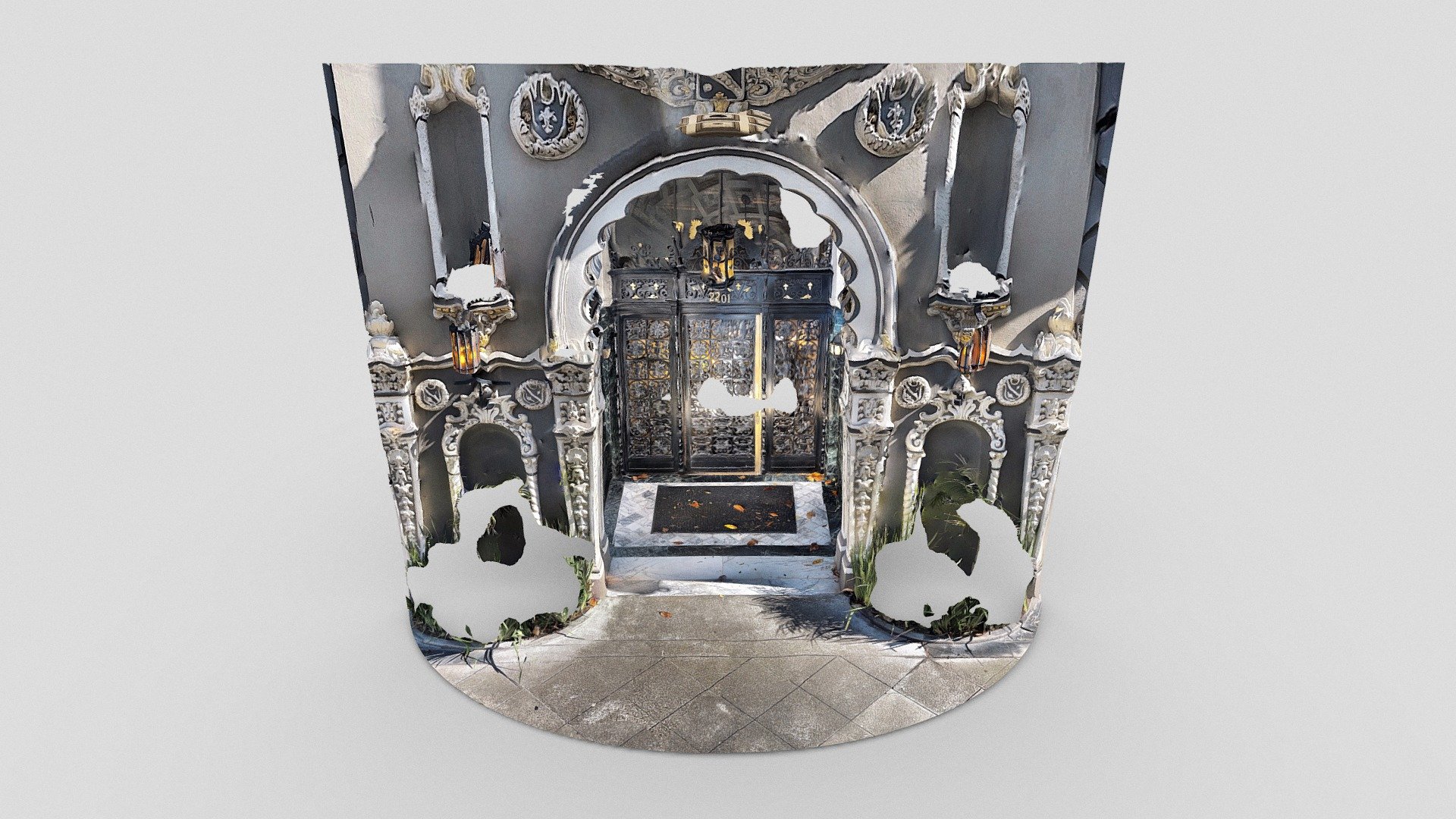 Day 172: Rococo style door, SF - 1scanaday - Download Free 3D model by ...