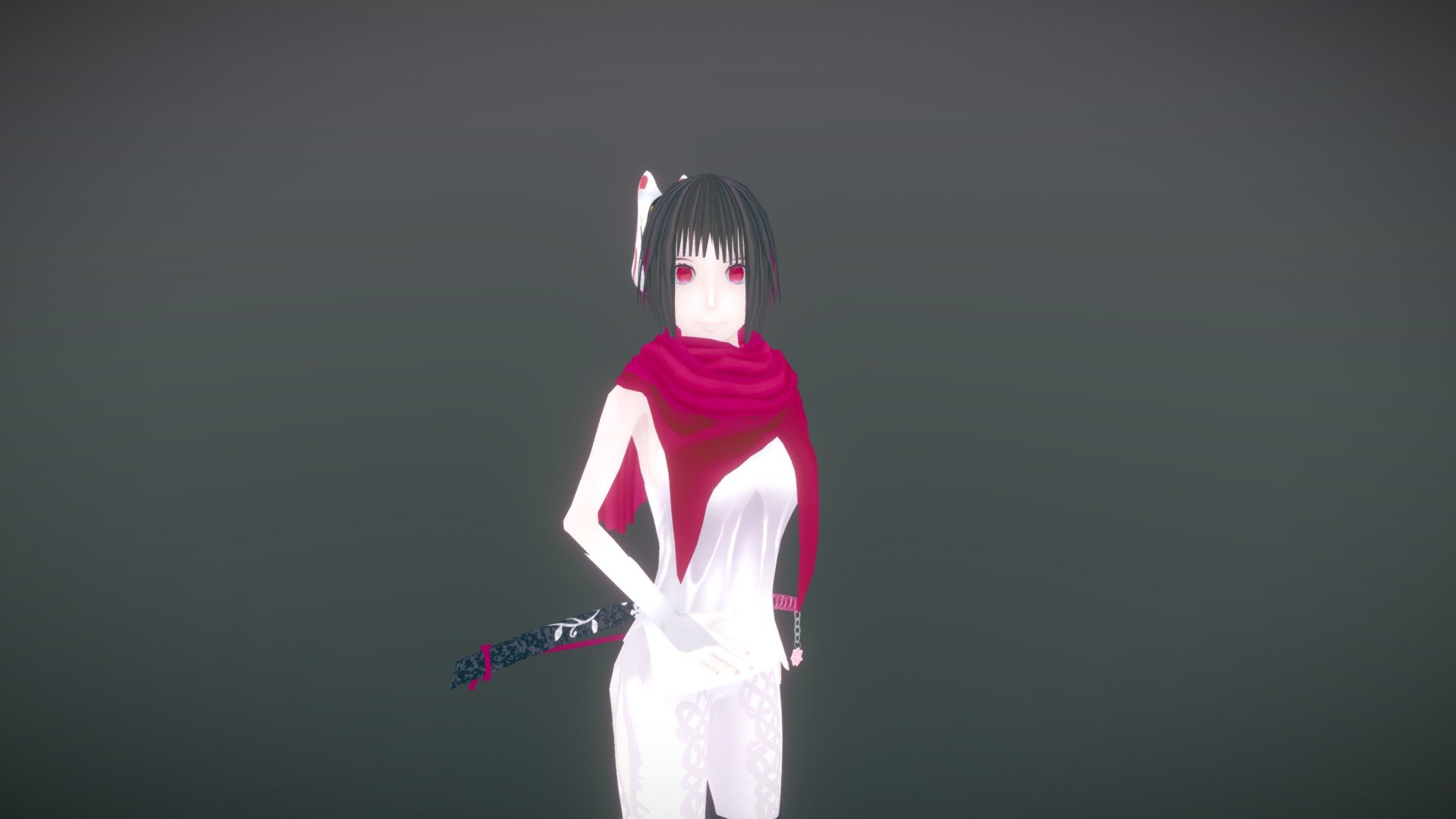 samurai Girl (original character) - 3D model by nico (@scoco) [eb25acc ...
