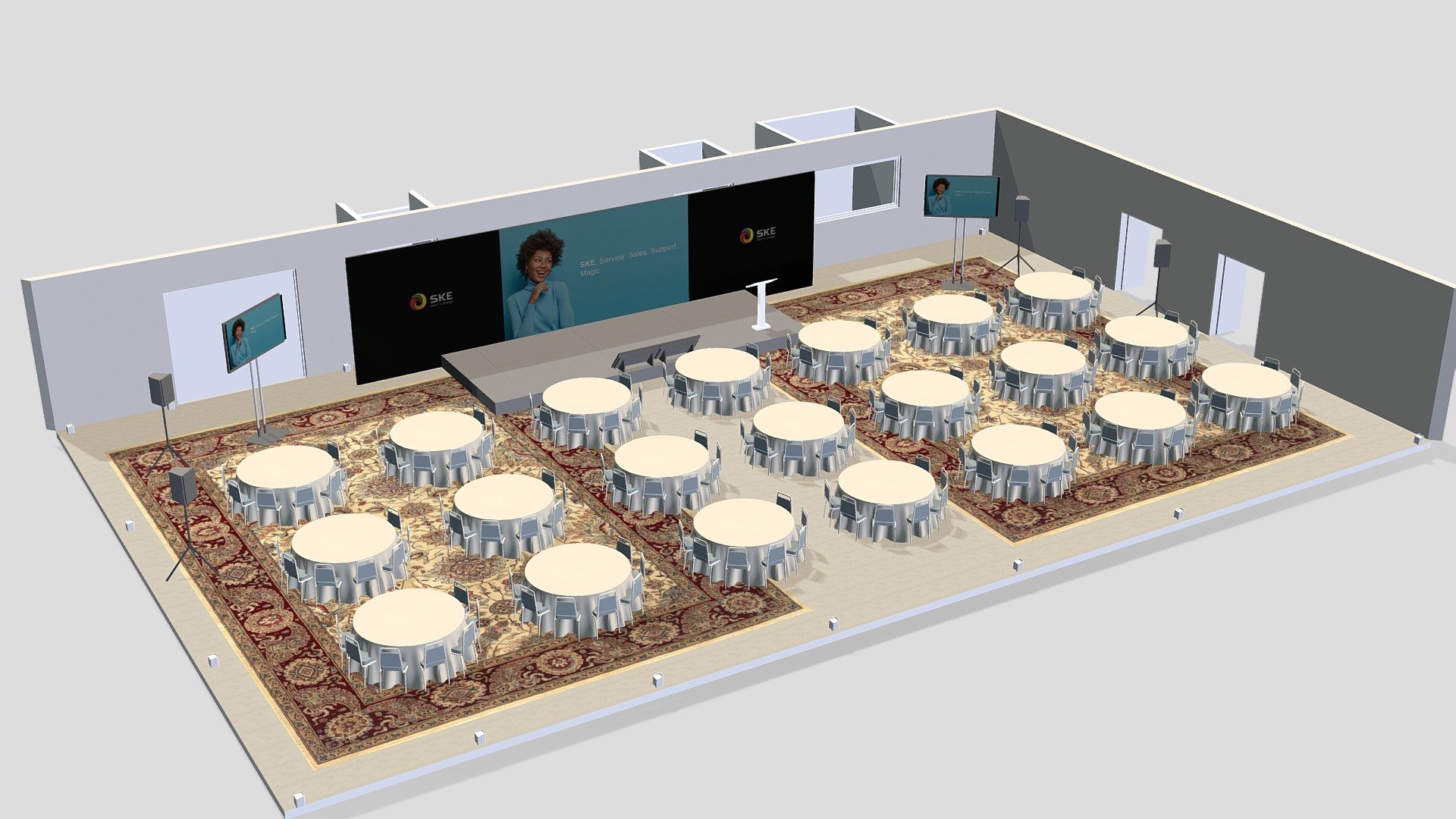 Dynamics - Druids Glen Ballroom - 3D - 3D model by conferenceservices ...