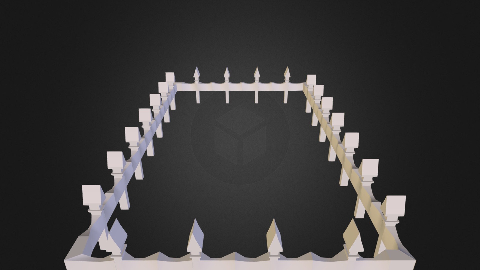 Railing - 3D model by chris_edwards1 [eb2867b] - Sketchfab