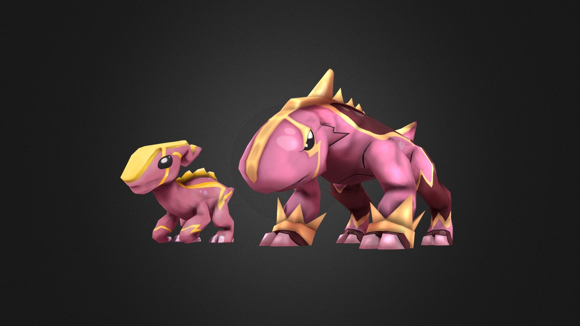 Terra Monsters Electrosaurus and Galavannis - 3D model by Jasper Rubino ...