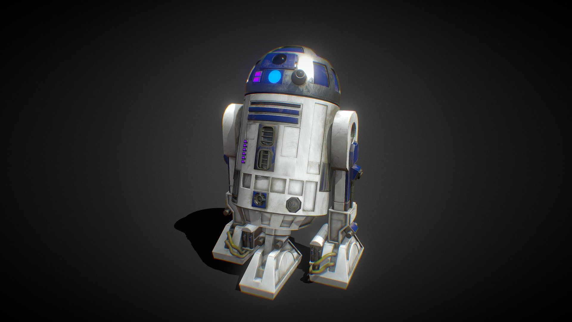Star Wars: R2-D2 - 3D model by EnriquePBart [eb29cc7] - Sketchfab