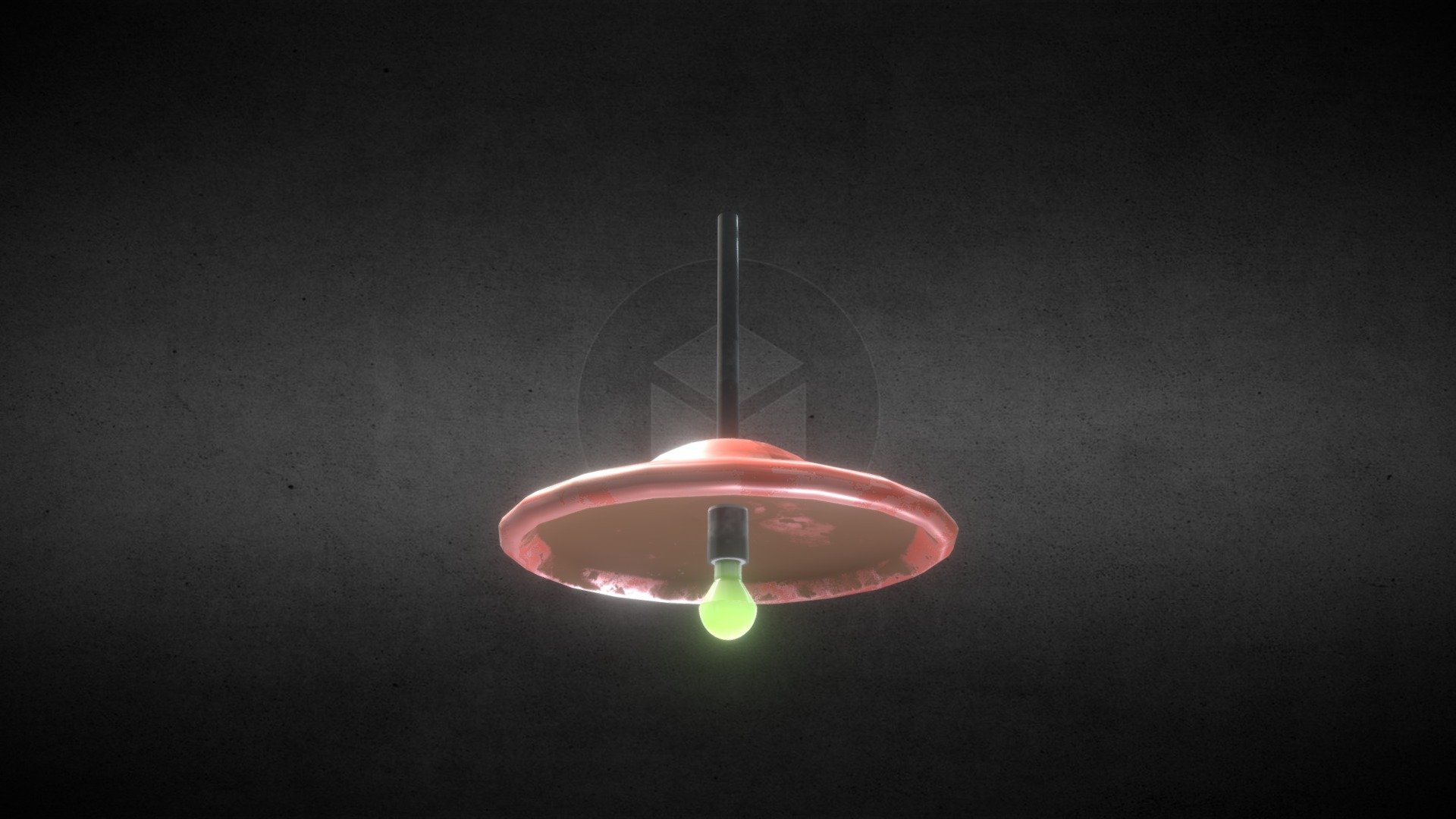 Vintage UFO Ceiling Lamp - Download Free 3D model by fedemoroz [eb2aa6e ...