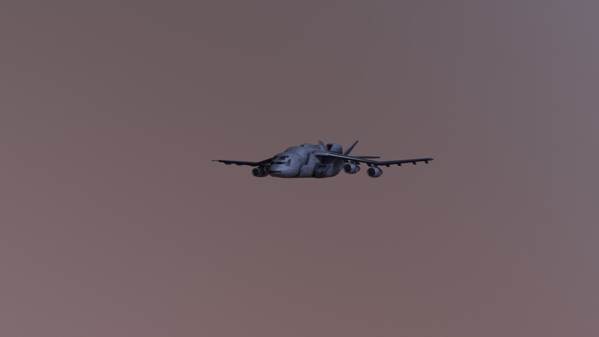 Transport Jet - 3D model by kelseymartindraws [eb2aff2] - Sketchfab