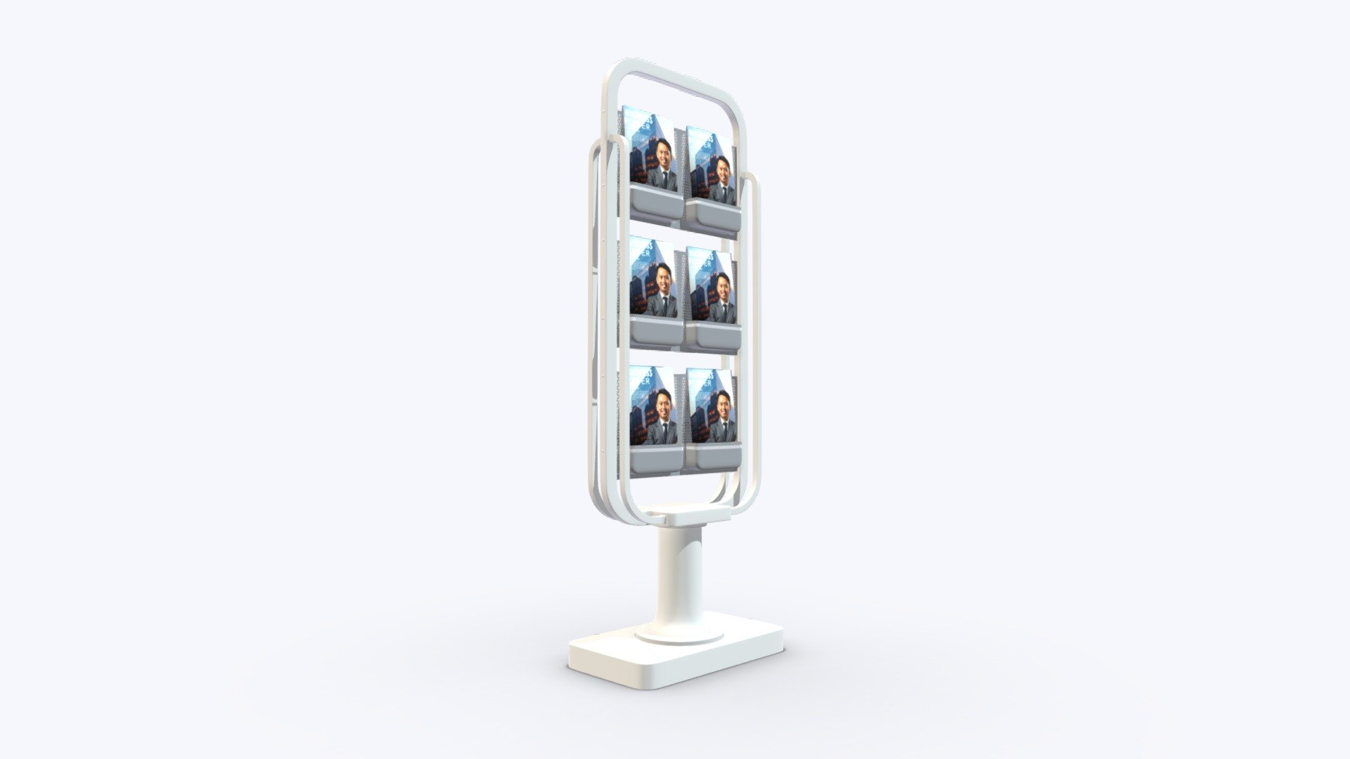 Brochure Stand_Obj - 3D model by fasih.lisan [eb2b6e2] - Sketchfab