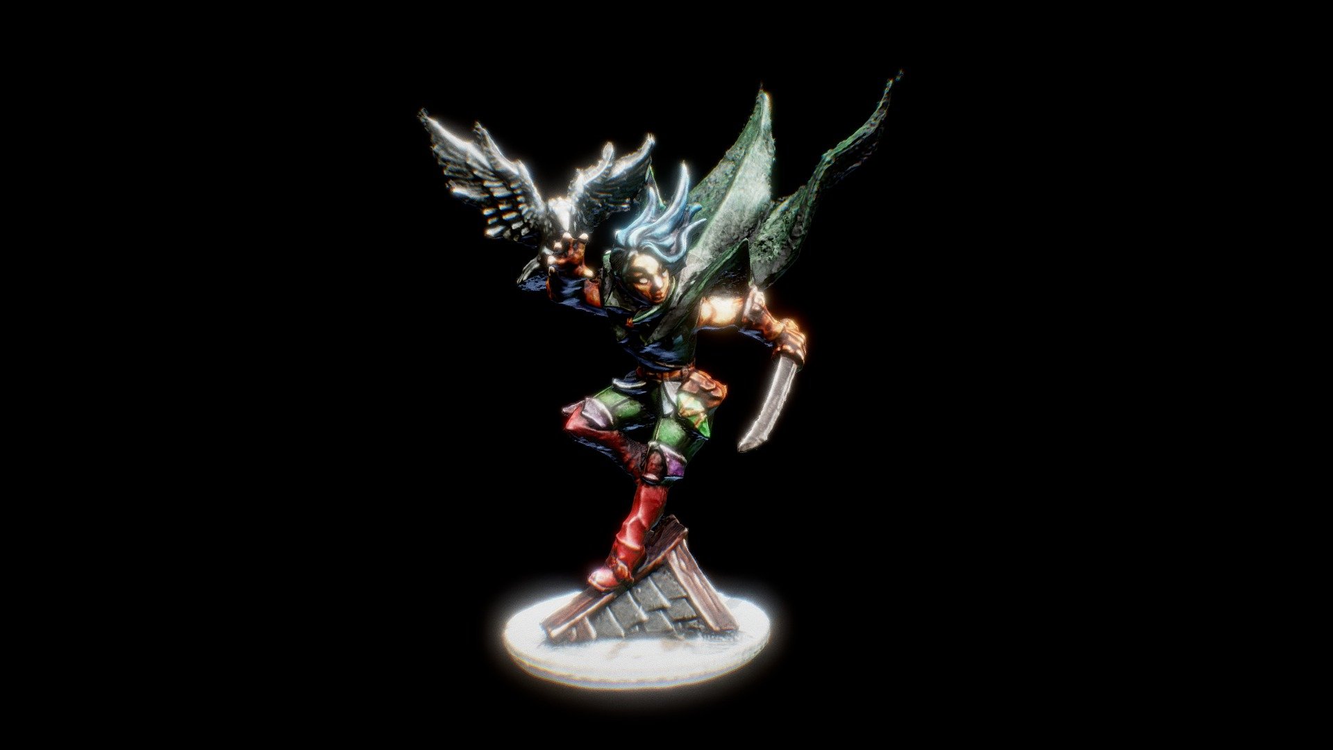 Rogue on a roof - 3D model by Padraig Daly (@JoeDaly) [eb2c161] - Sketchfab