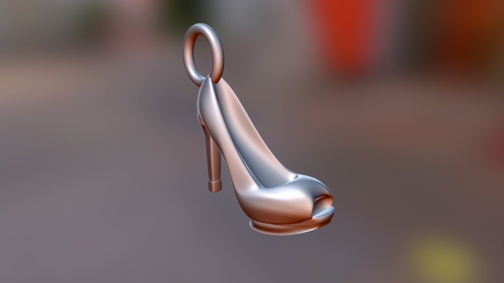 Heel Charm - 3D model by Sarah Shahzad (@sarah-sr) [eb2c36a] - Sketchfab
