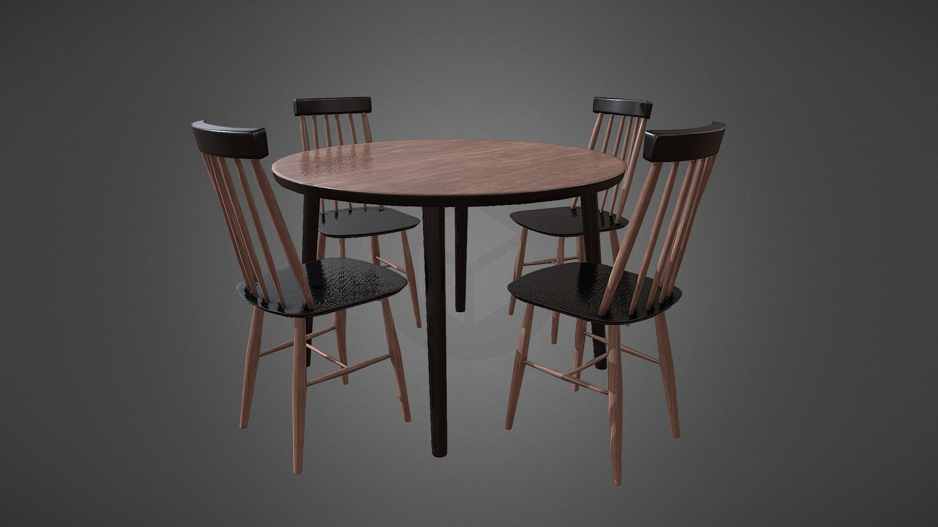 Table&Chairs - 3D model by emtastik [eb2d513] - Sketchfab