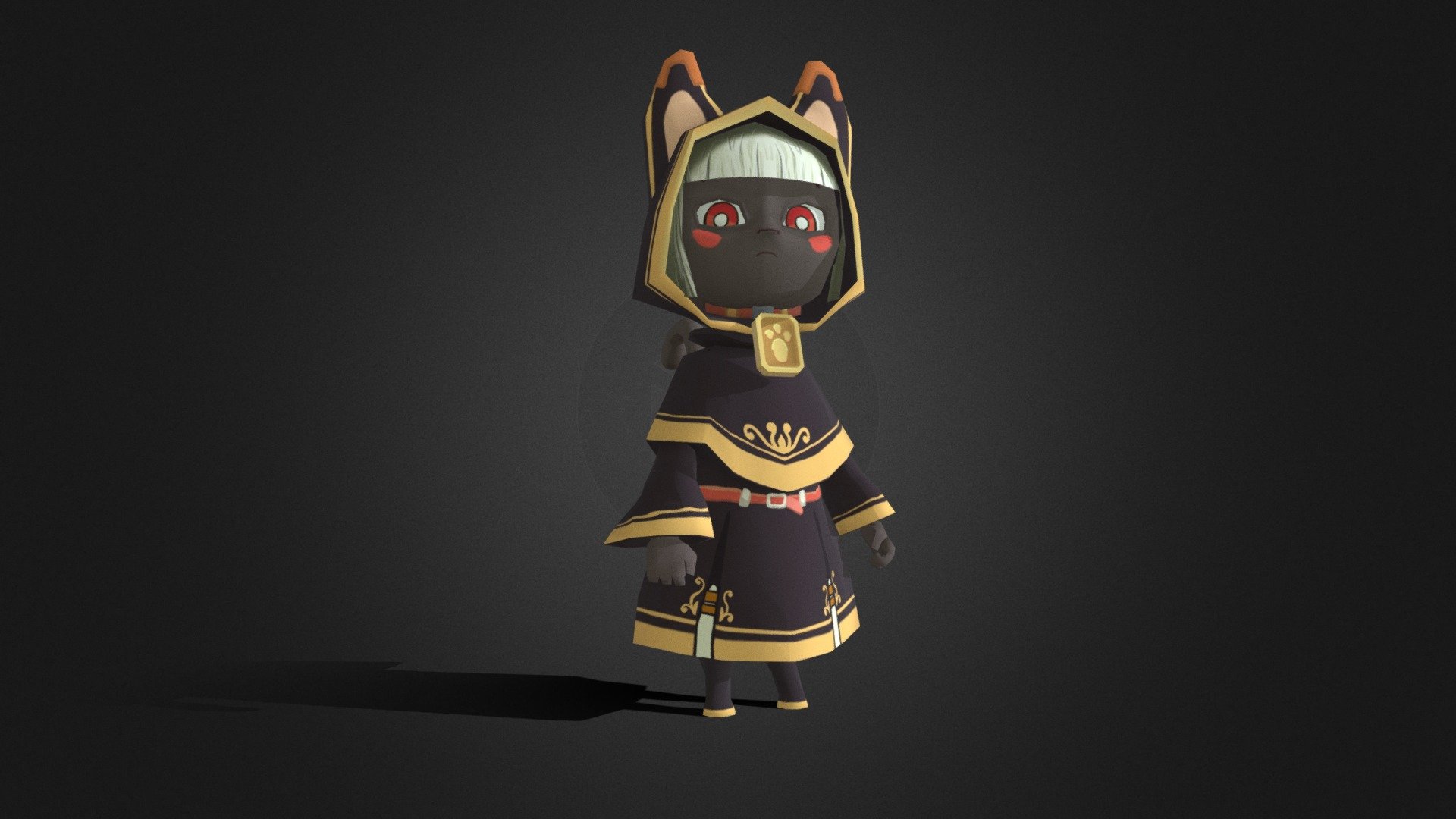 Maniani - low poly character - 3D model by Isl_Takhir (@isTakhir ...